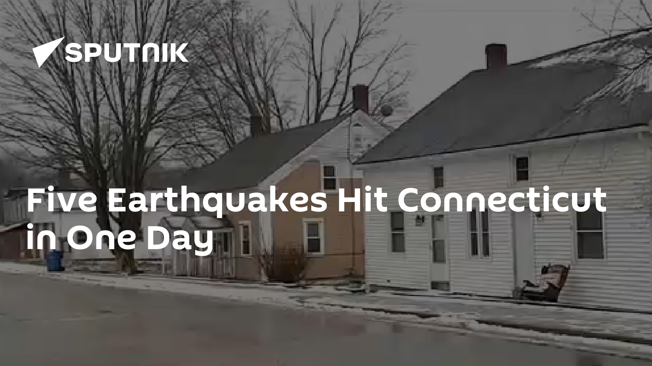 Five Earthquakes Hit Connecticut in One Day - 13.01.2015, Sputnik ...