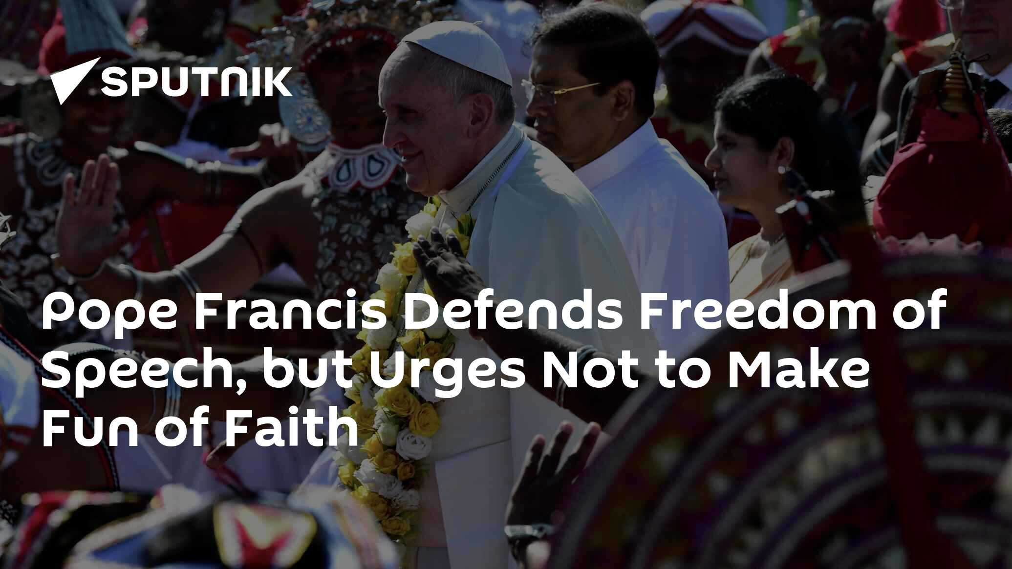 Pope Francis Defends Freedom of Speech, but Urges Not to Make Fun of ...
