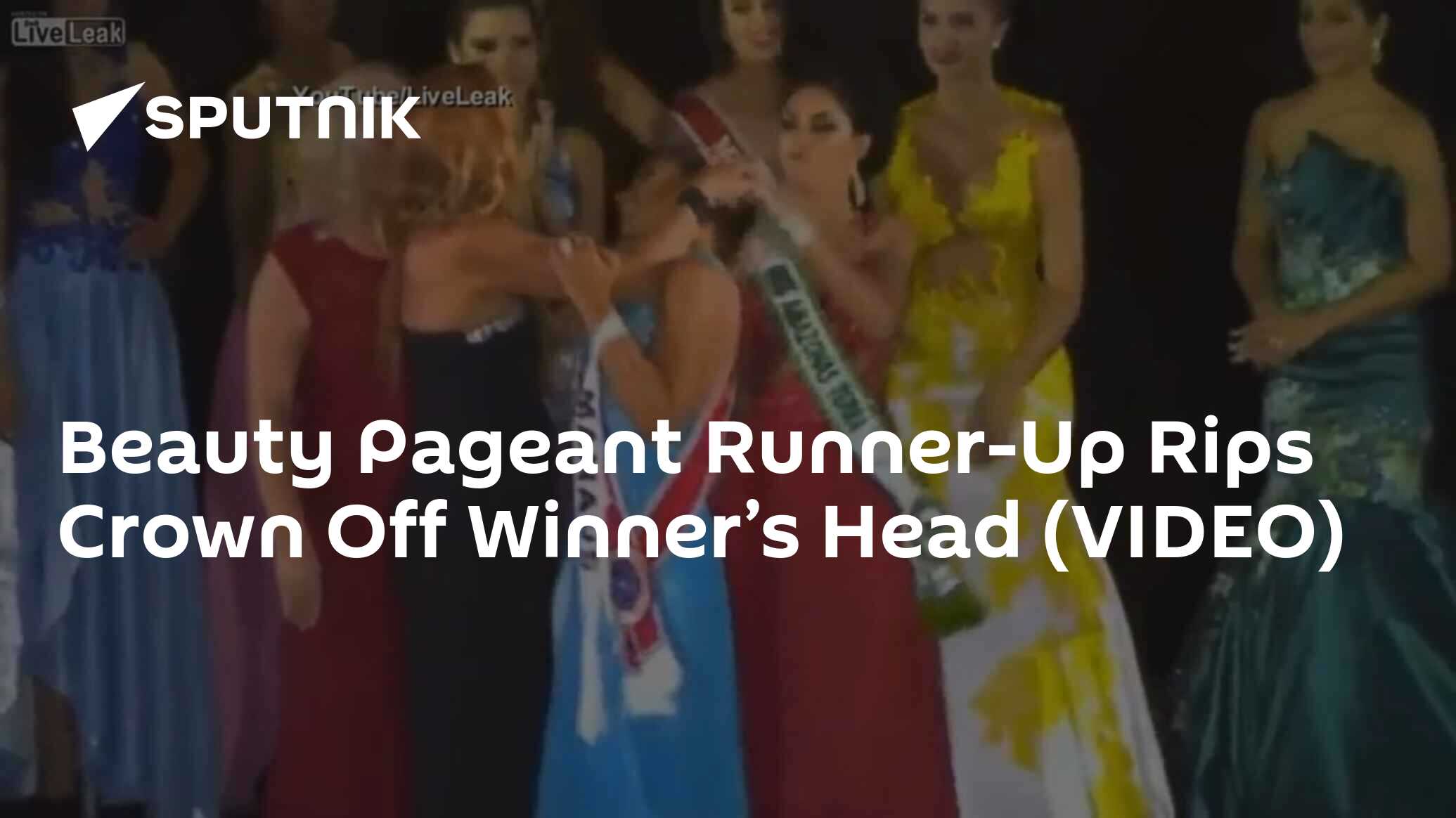 Beauty Pageant Runner-Up Rips Crown Off Winner’s Head (VIDEO) - 02.02. ...