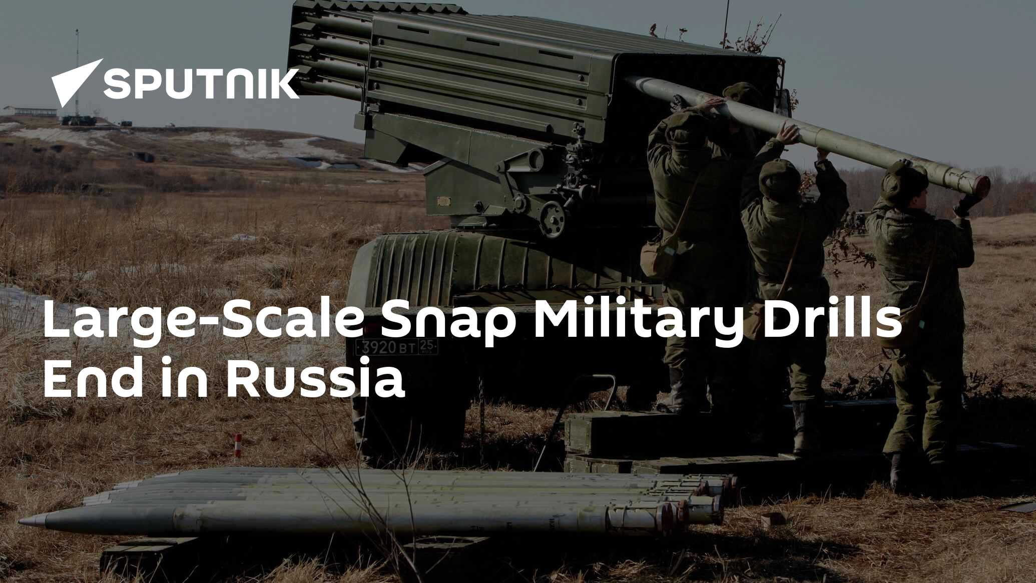 Large-Scale Snap Military Drills End in Russia - 24.03.2015, Sputnik ...