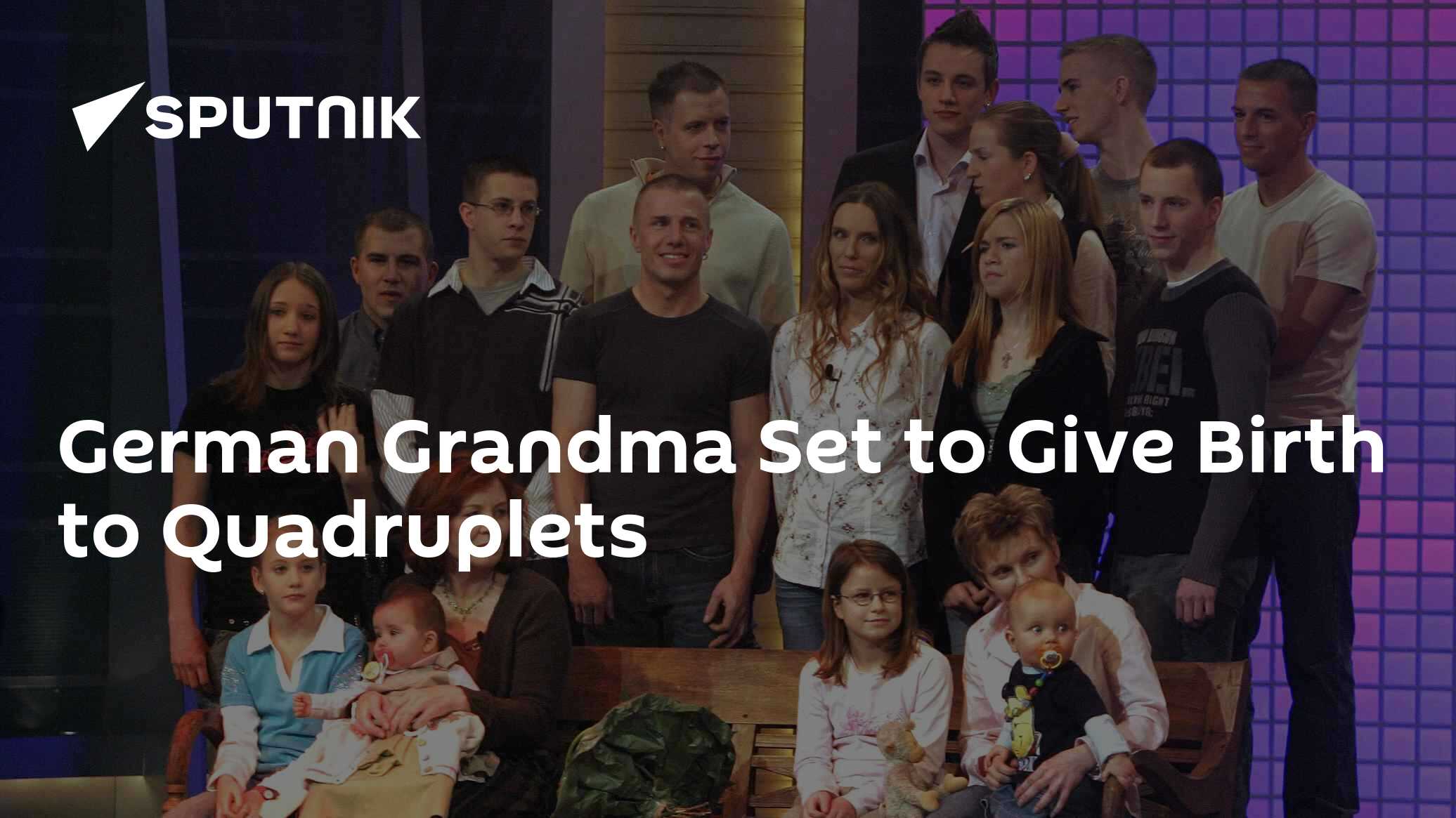 German Grandma Set to Give Birth to Quadruplets - 12.04.2015, Sputnik ...