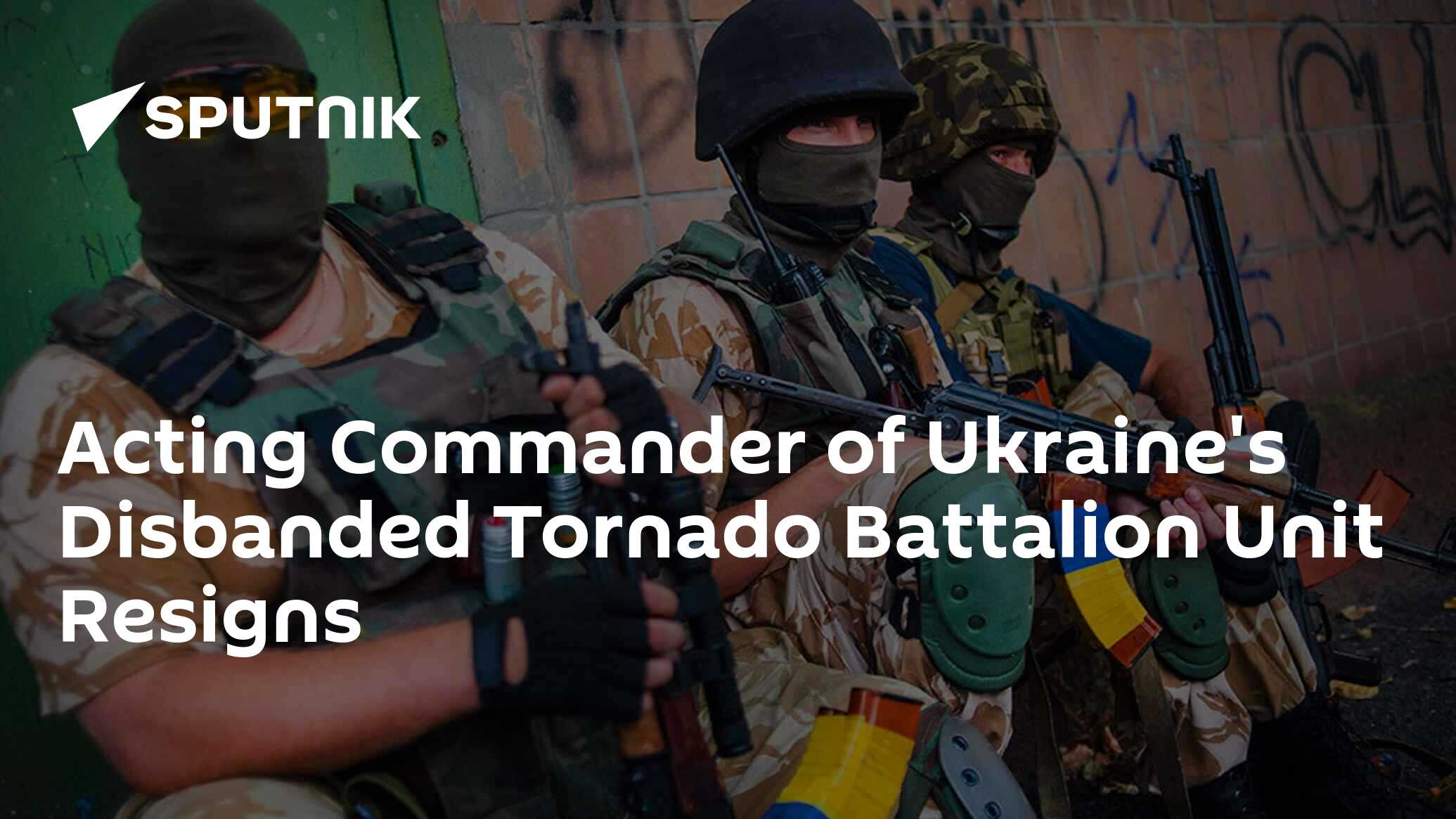Acting Commander of Ukraine's Disbanded Tornado Battalion Unit Resigns ...