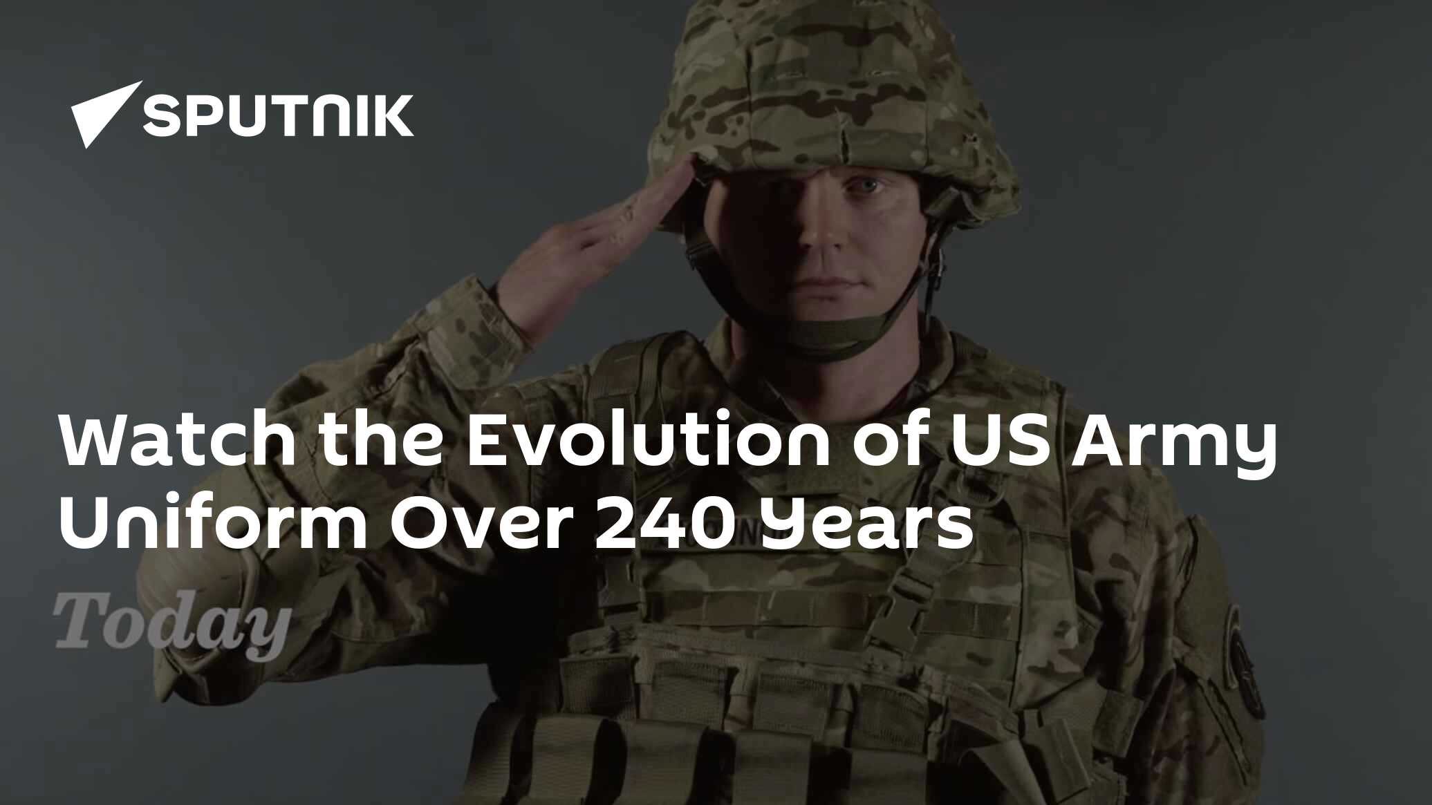 Watch the Evolution of US Army Uniform Over 240 Years - 08.07.2015 ...
