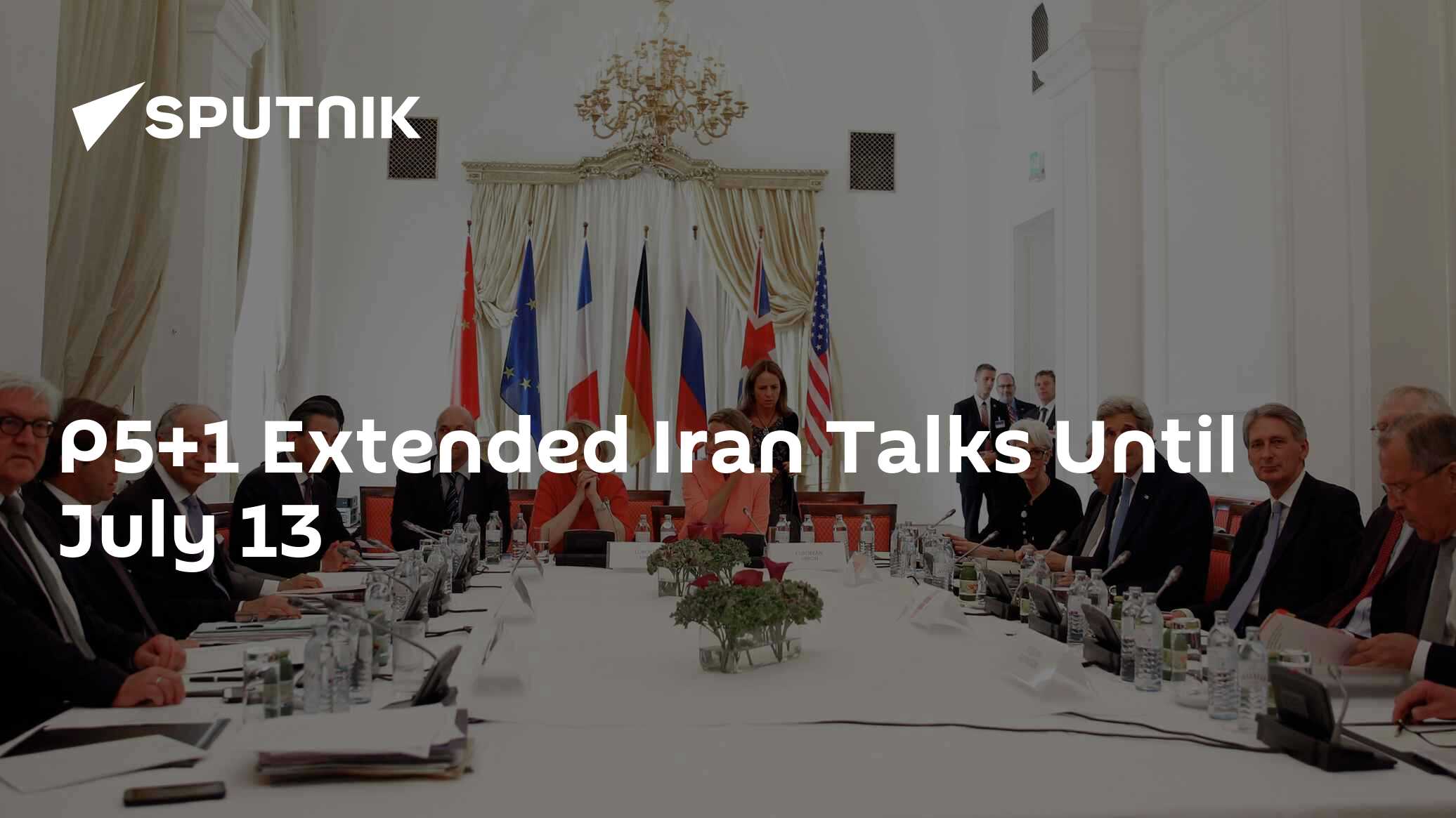 P5+1 Extended Iran Talks Until July 13 - 10.07.2015, Sputnik International