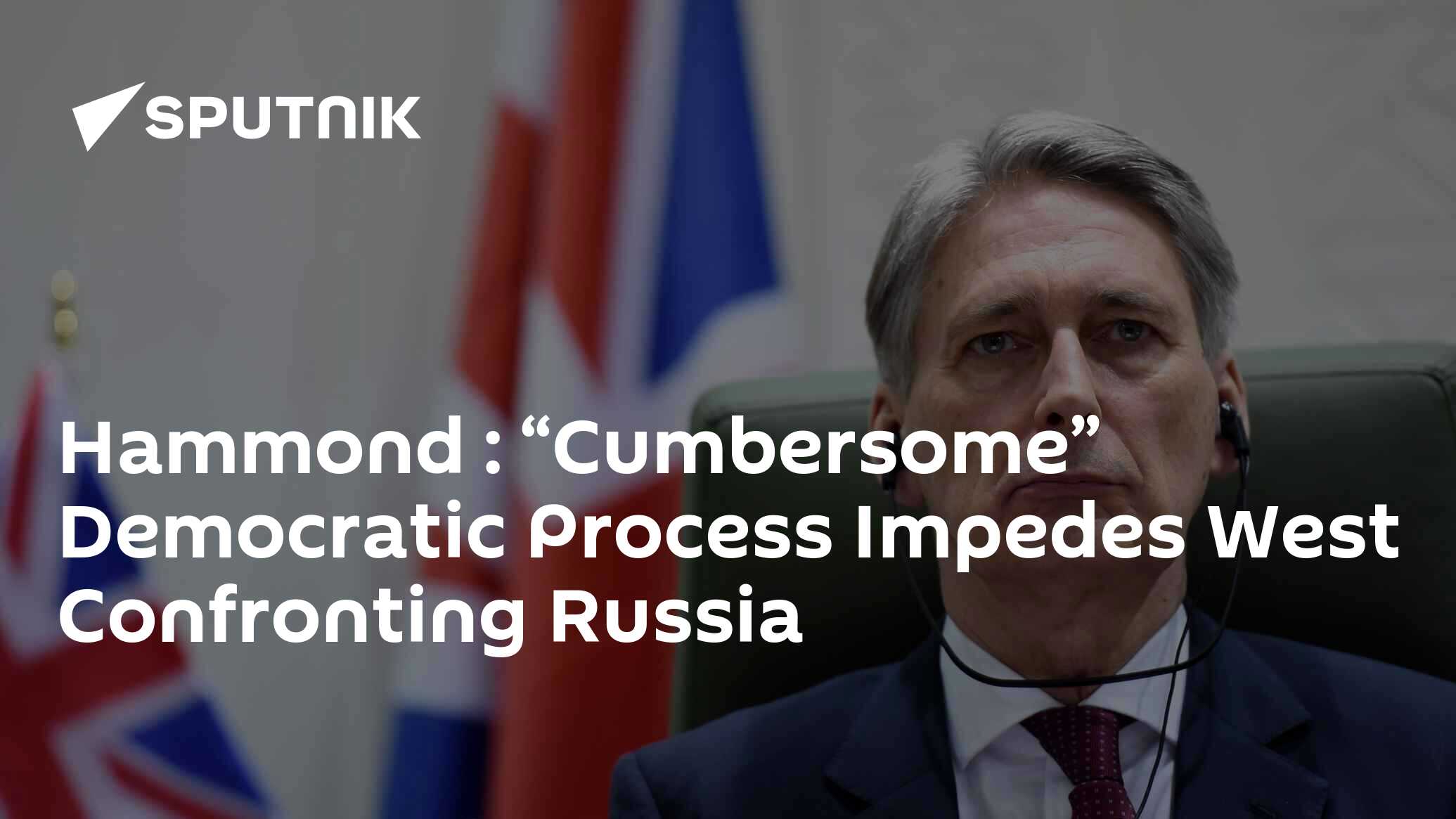 Hammond : “Cumbersome” Democratic Process Impedes West Confronting ...