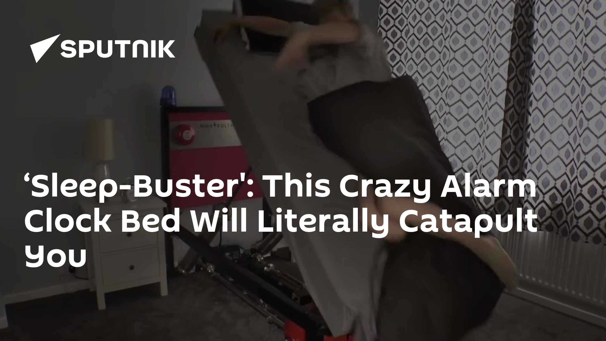 ‘Sleep-Buster': This Crazy Alarm Clock Bed Will Literally Catapult You ...