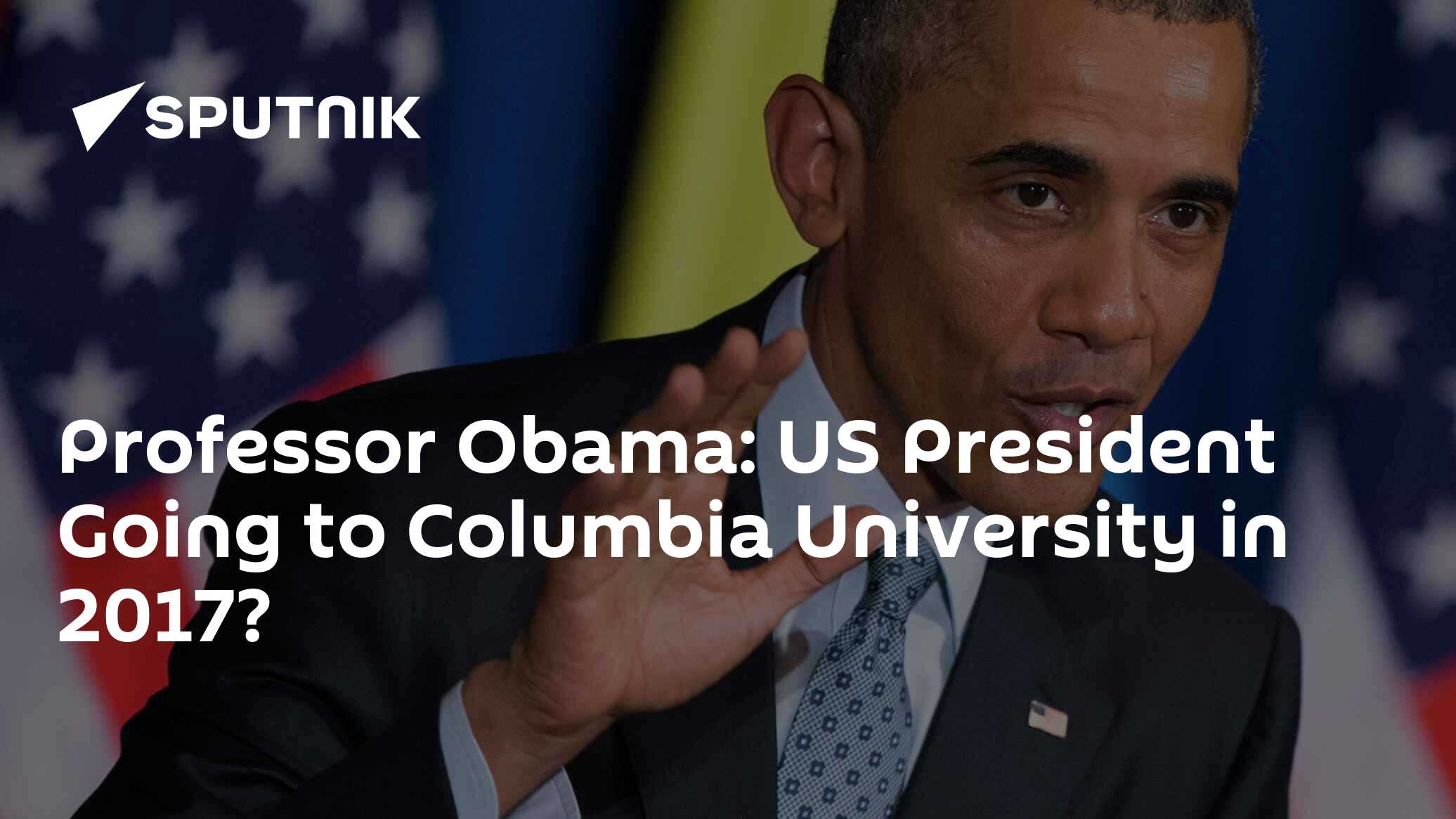 Professor Obama: US President Going to Columbia University in 2017 ...