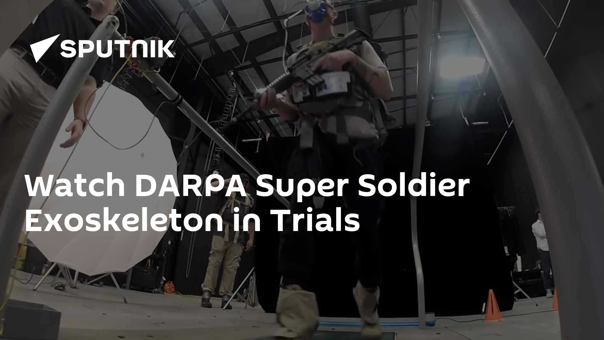 Watch DARPA Super Soldier Exoskeleton in Trials - 25.09.2015, Sputnik ...