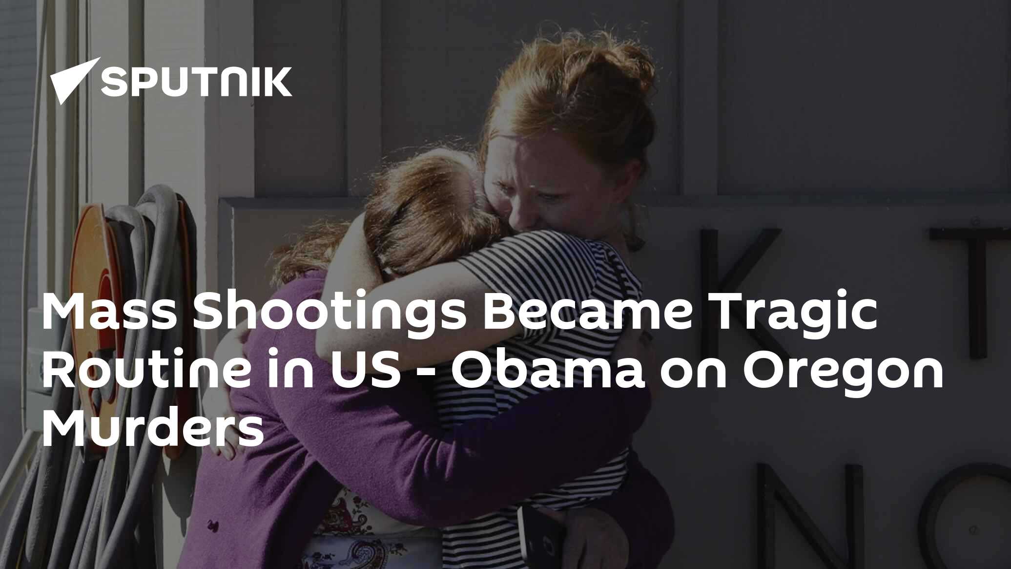 Mass Shootings Became Tragic Routine in US - Obama on Oregon Murders ...