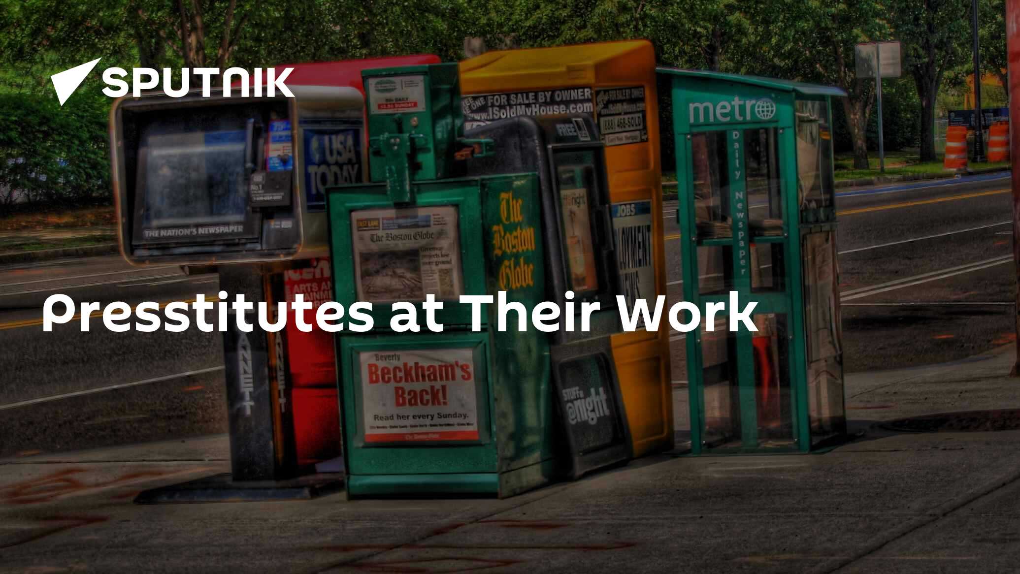 Presstitutes at Their Work - 23.10.2015, Sputnik International