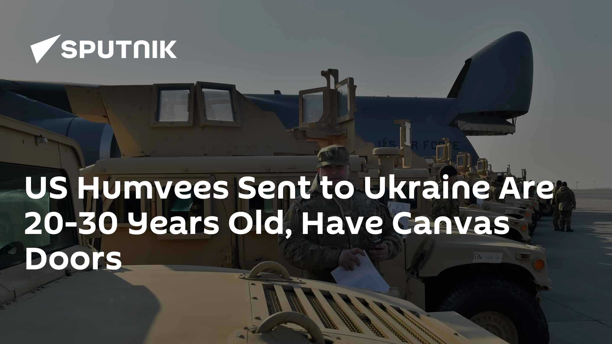 US Humvees Sent to Ukraine Are 20-30 Years Old, Have Canvas Doors - 02. ...