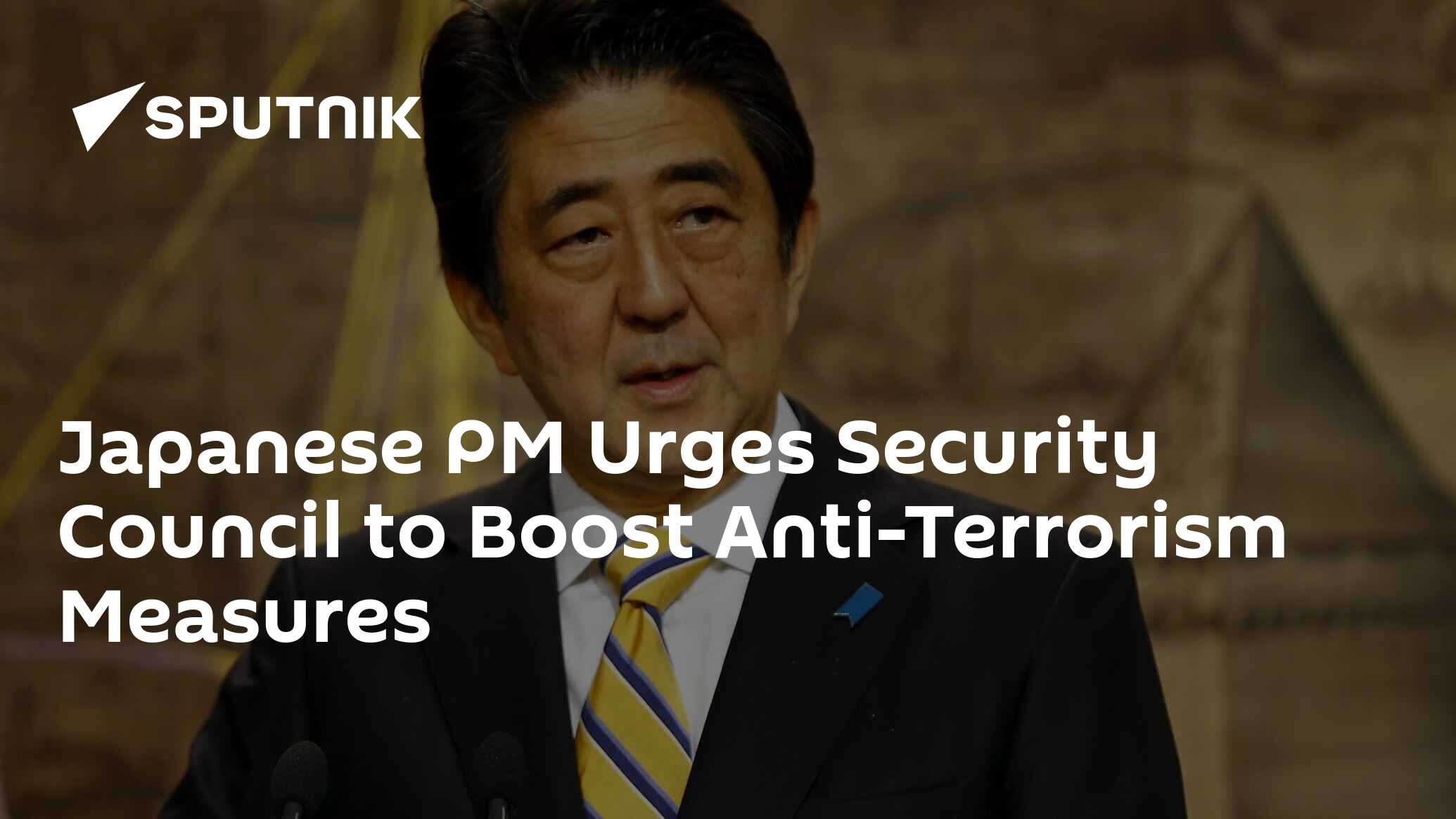 Japanese PM Urges Security Council to Boost Anti-Terrorism Measures ...