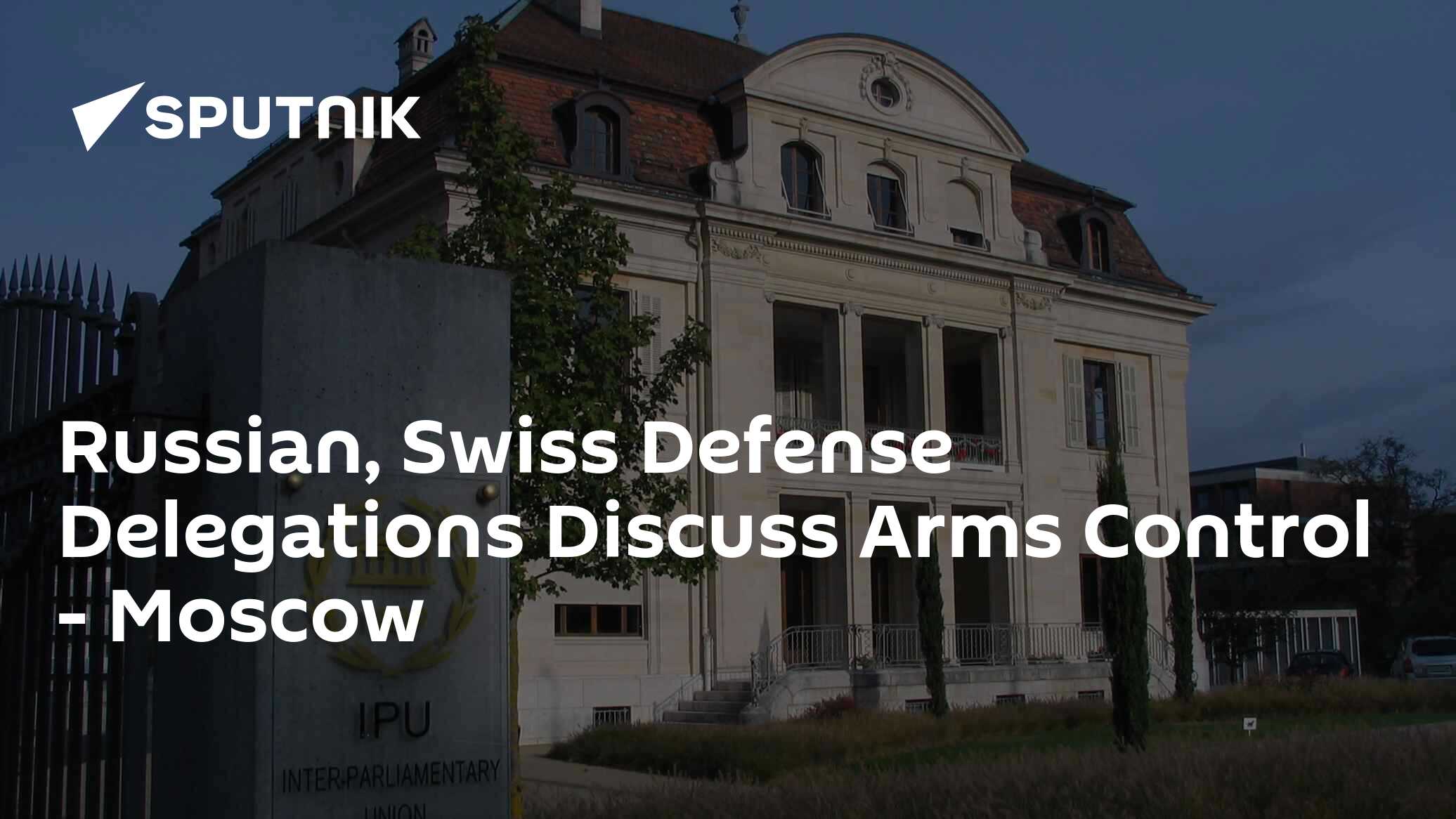 Russian, Swiss Defense Delegations Discuss Arms Control - Moscow - 20. ...