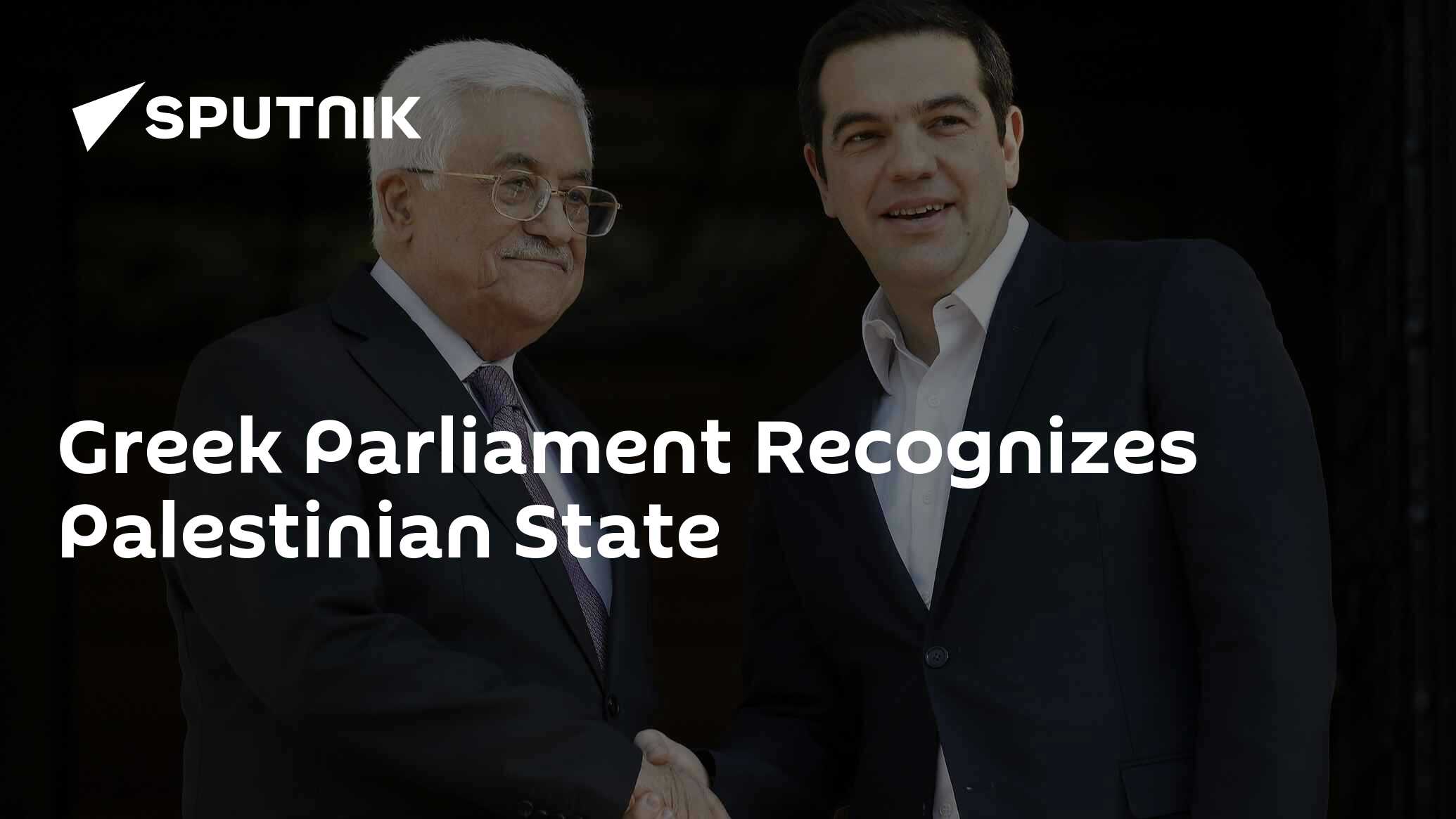 Greek Parliament Recognizes Palestinian State - 22.12.2015, Sputnik ...