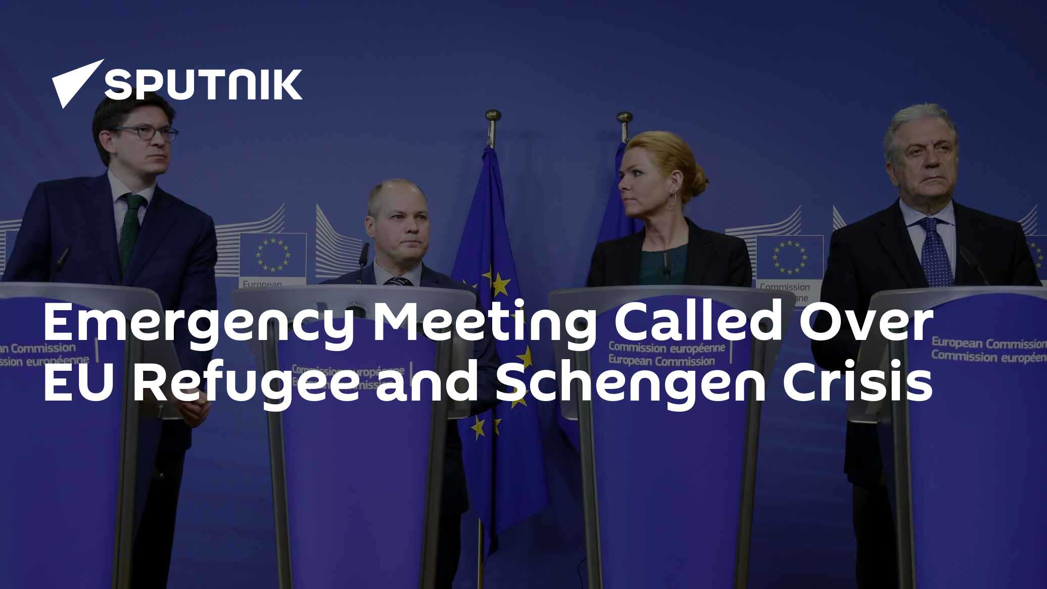 Emergency Meeting Called Over EU Refugee and Schengen Crisis - 06.01. ...