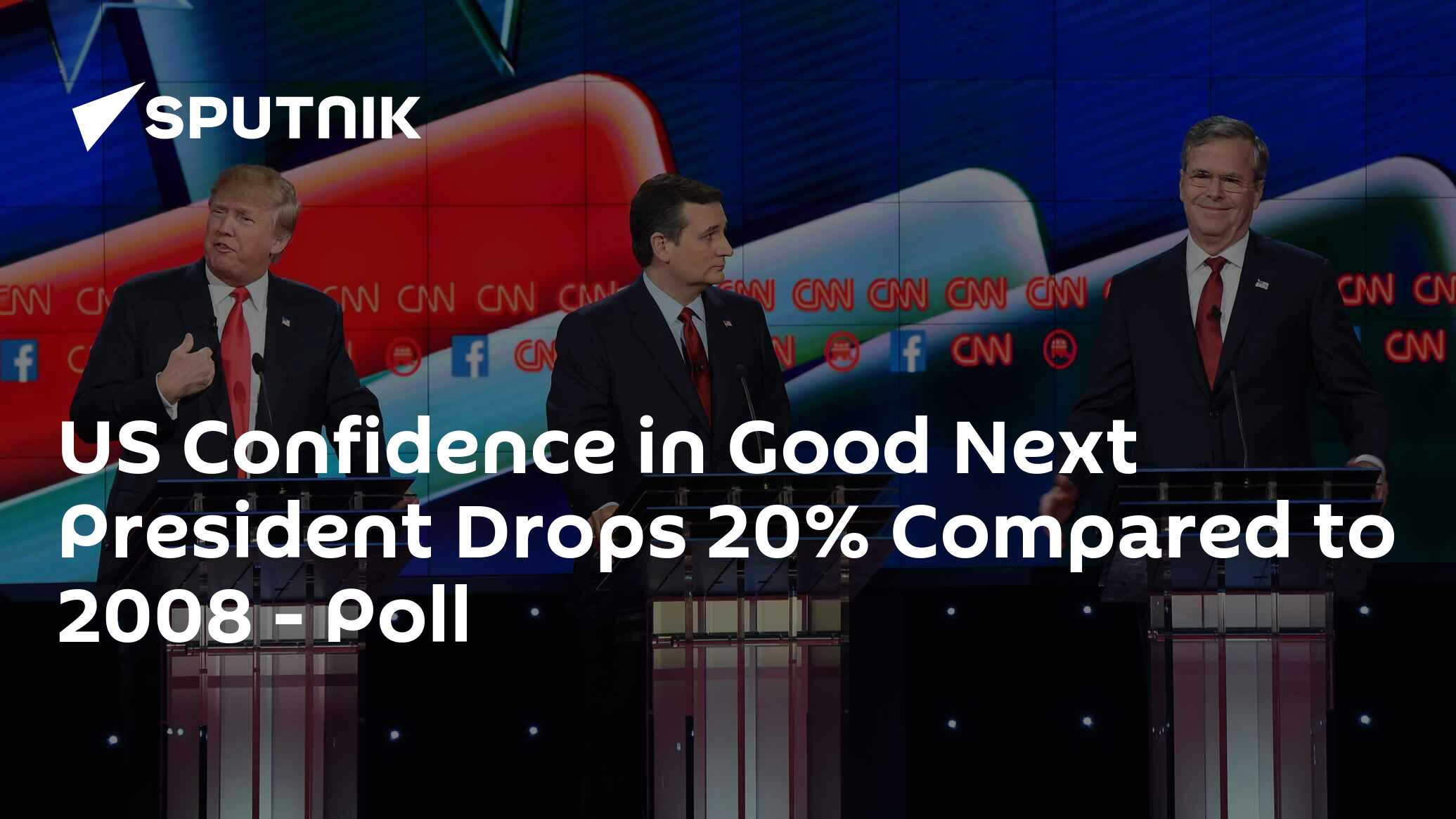 US Confidence in Good Next President Drops 20% Compared to 2008 - Poll ...