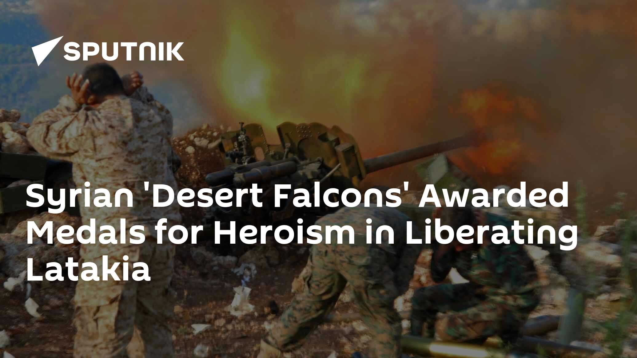 Syrian 'Desert Falcons' Awarded Medals for Heroism in Liberating ...