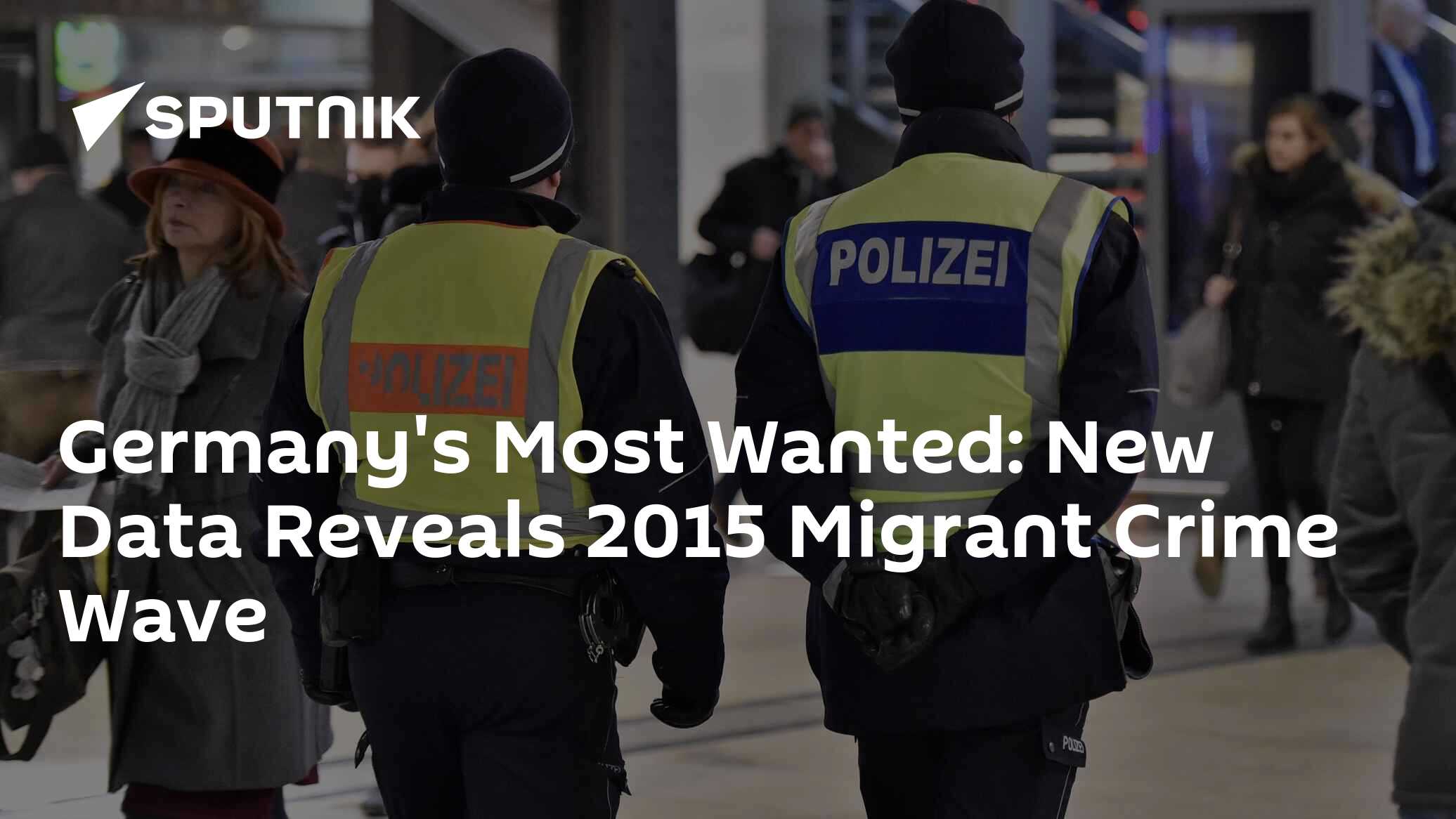 Germany's Most Wanted: New Data Reveals 2015 Migrant Crime Wave - 19.02 ...