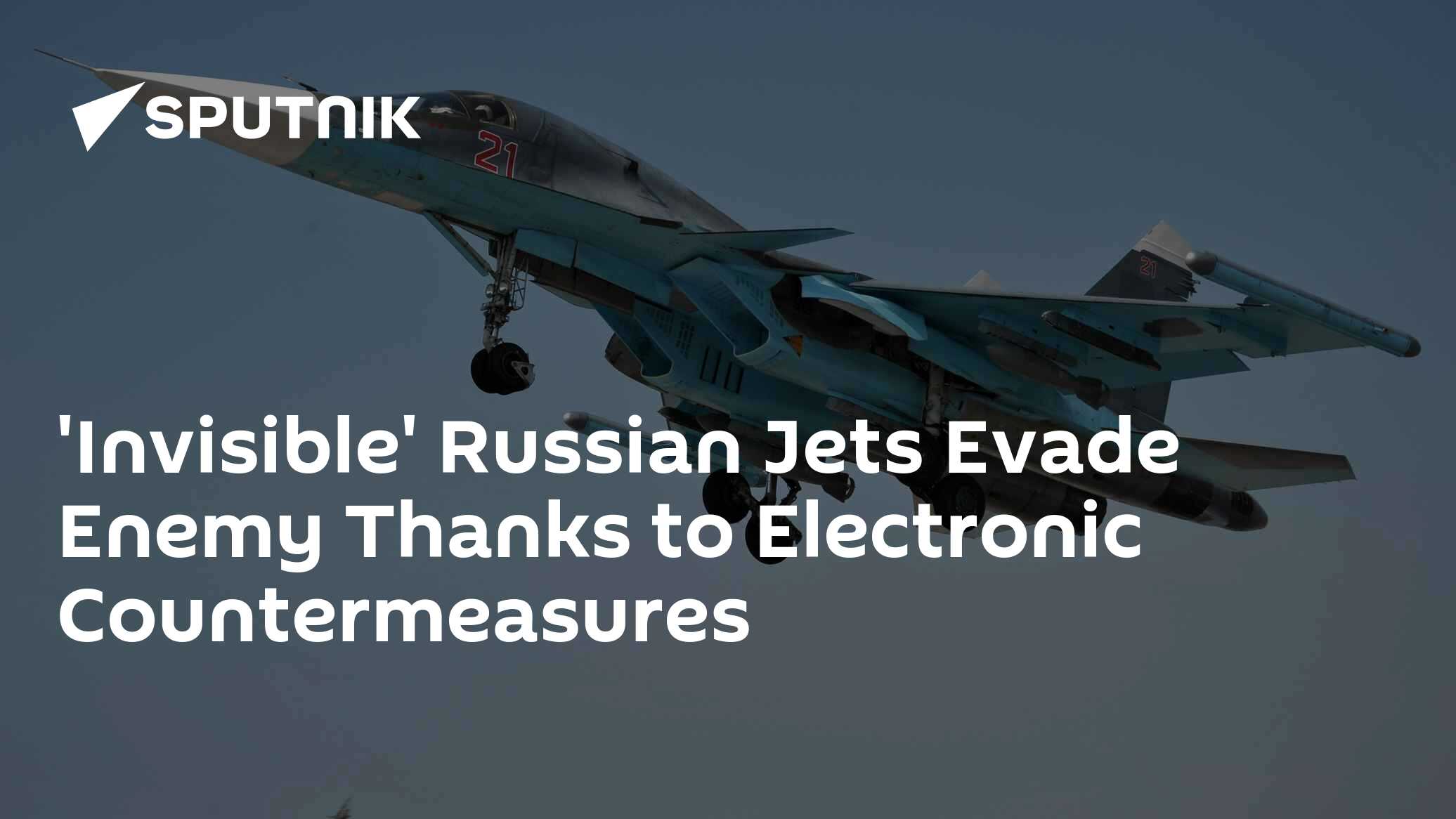 'Invisible' Russian Jets Evade Enemy Thanks to Electronic ...
