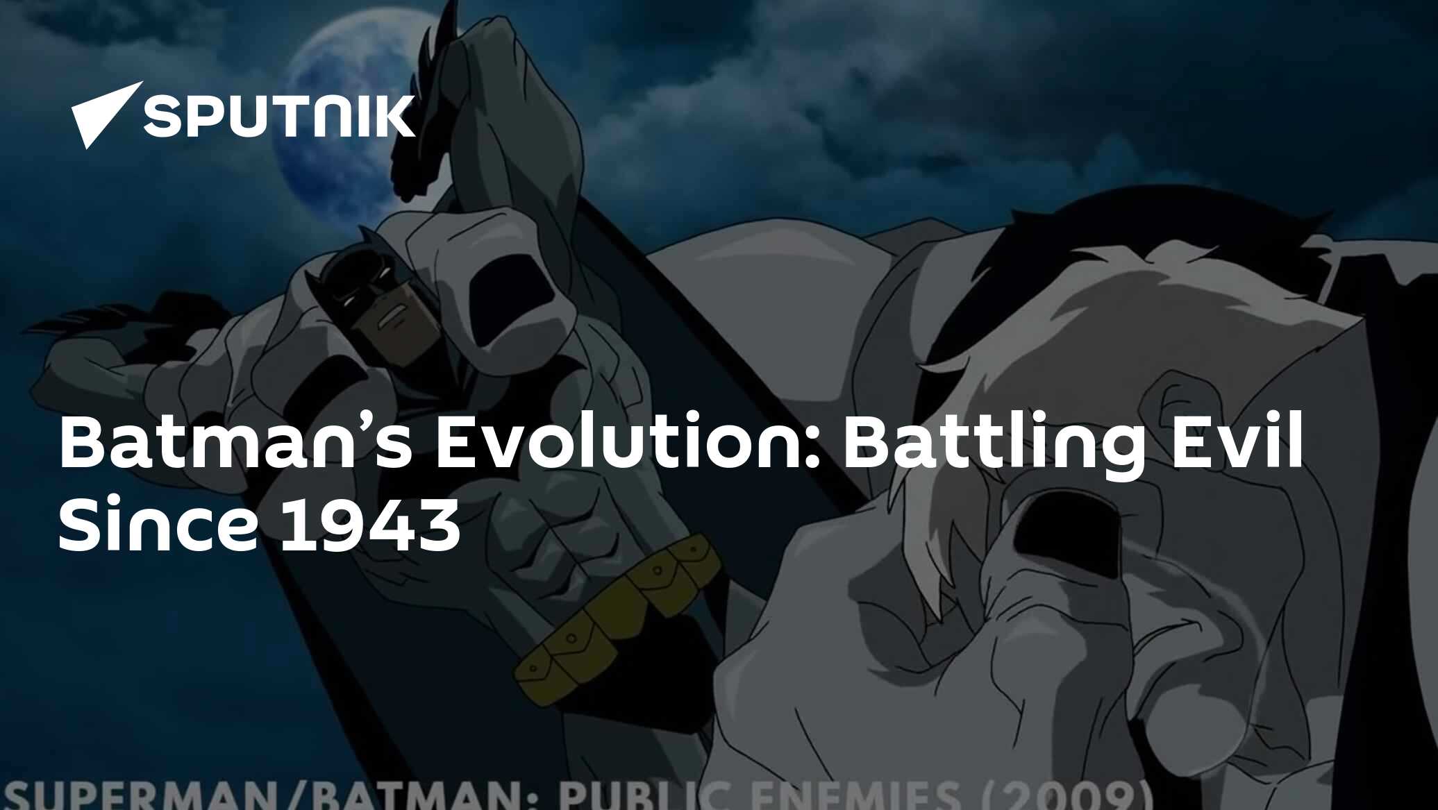 Batman’s Evolution: Battling Evil Since 1943 - 27.03.2016, Sputnik ...