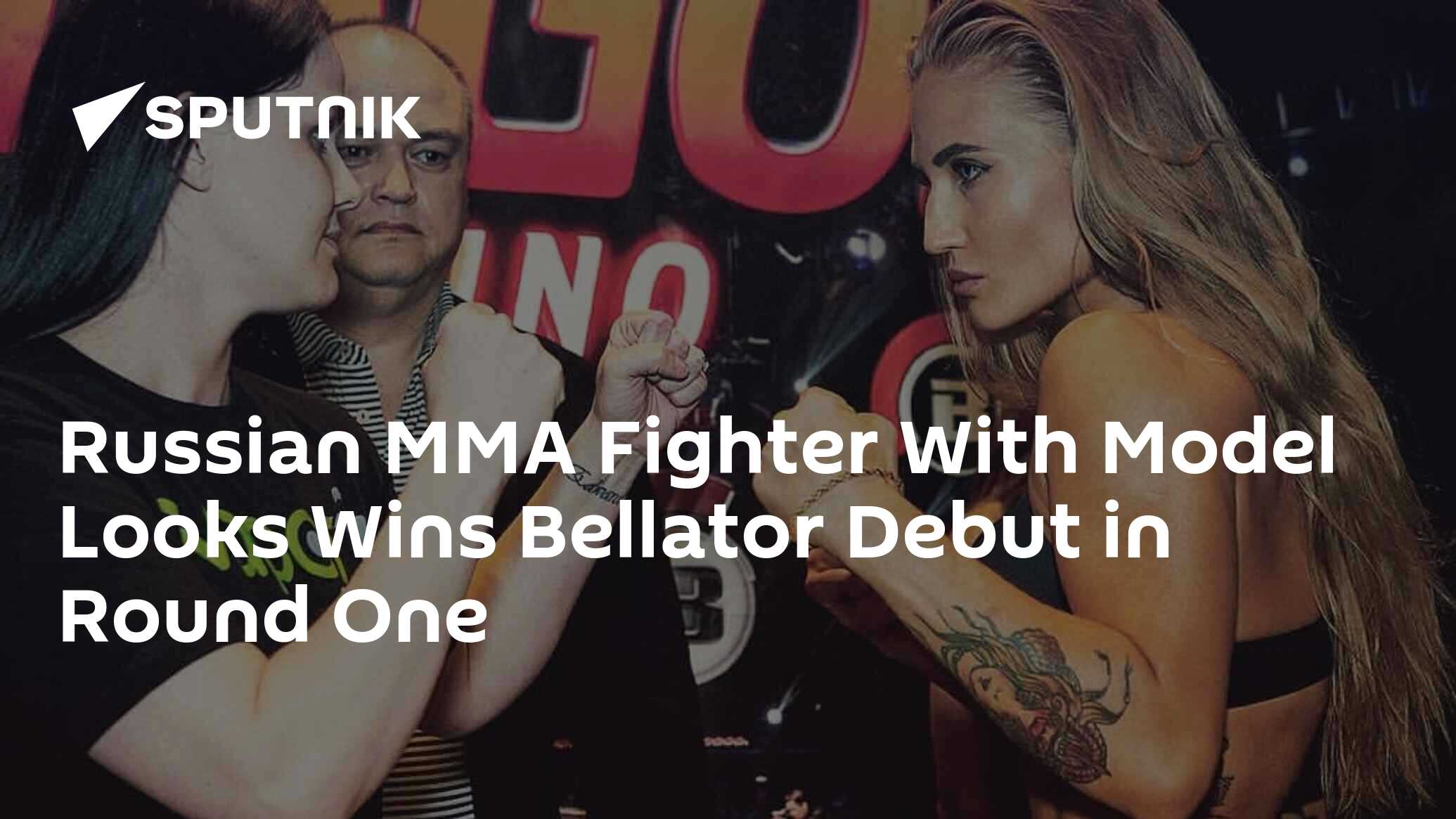Russian MMA Fighter With Model Looks Wins Bellator Debut in Round One ...