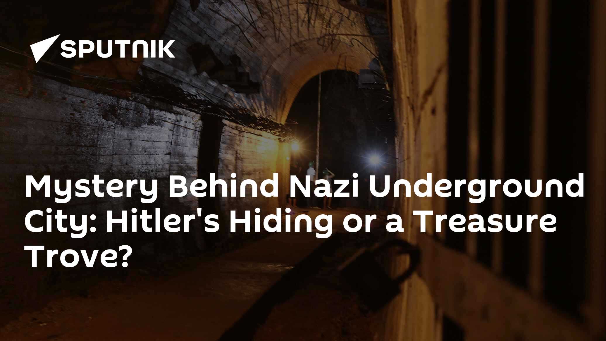Mystery Behind Nazi Underground City: Hitler's Hiding or a Treasure ...