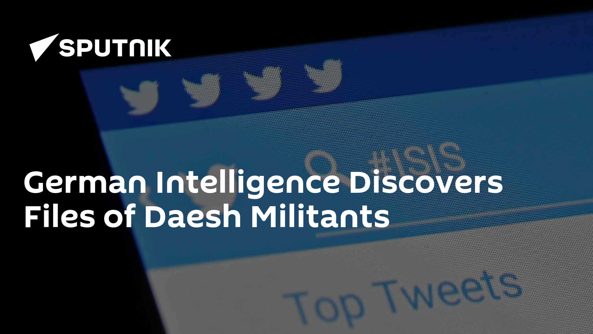 German Intelligence Discovers Files of Daesh Militants - 12.06.2016 ...