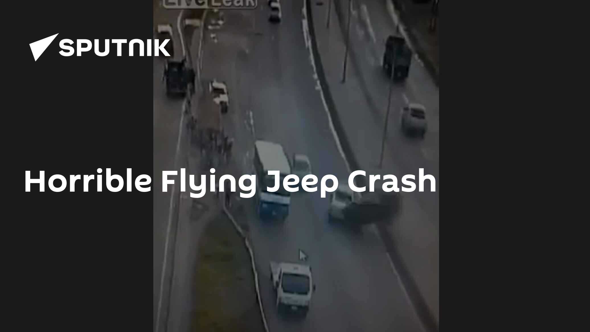Horrible Flying Jeep Crash - 14.06.2016, Sputnik International