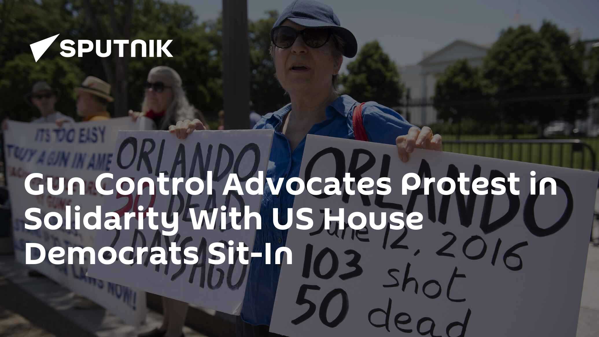 Gun Control Advocates Protest in Solidarity With US House Democrats Sit ...