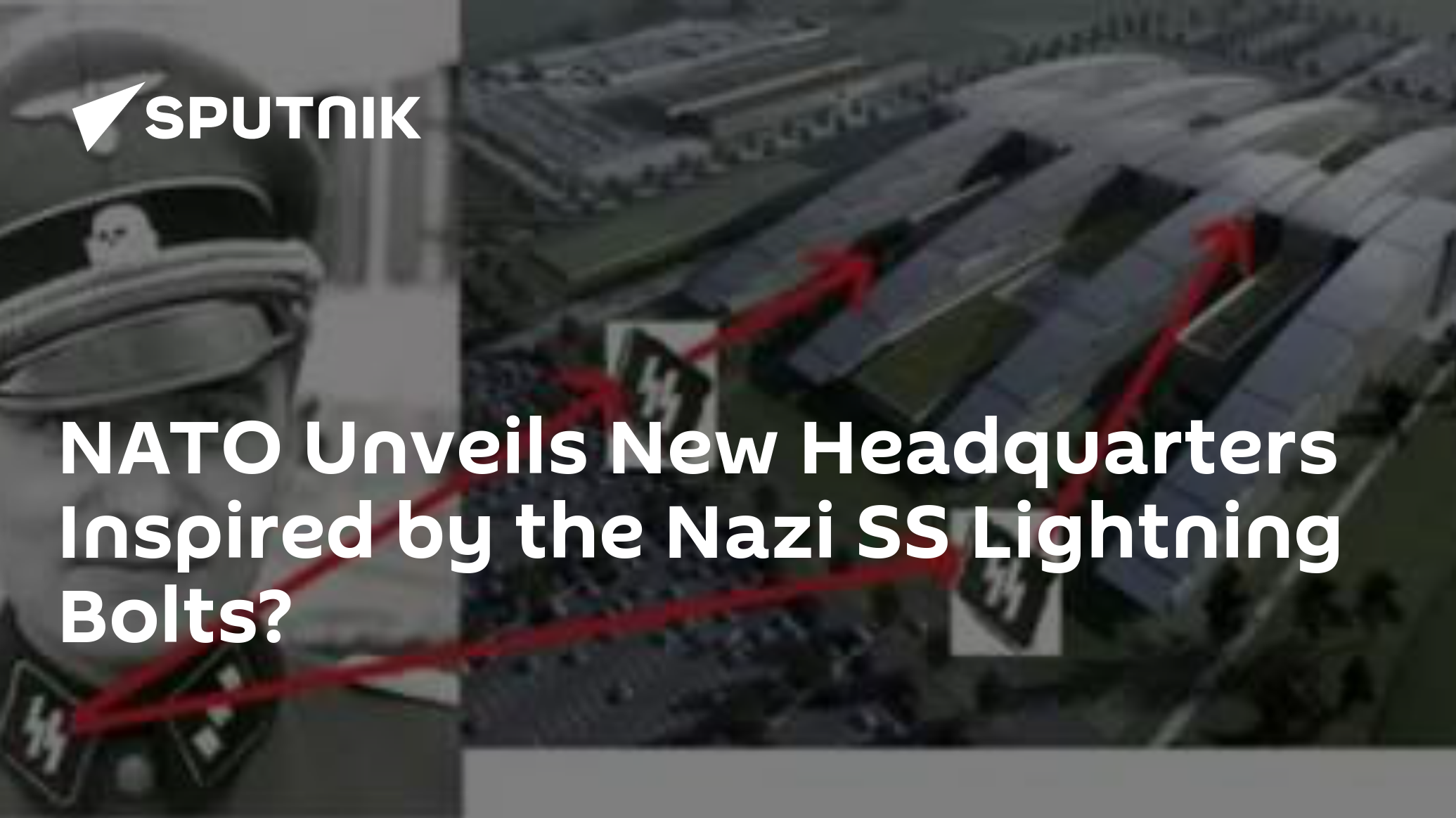 NATO Unveils New Headquarters Inspired by the Nazi SS Lightning Bolts ...