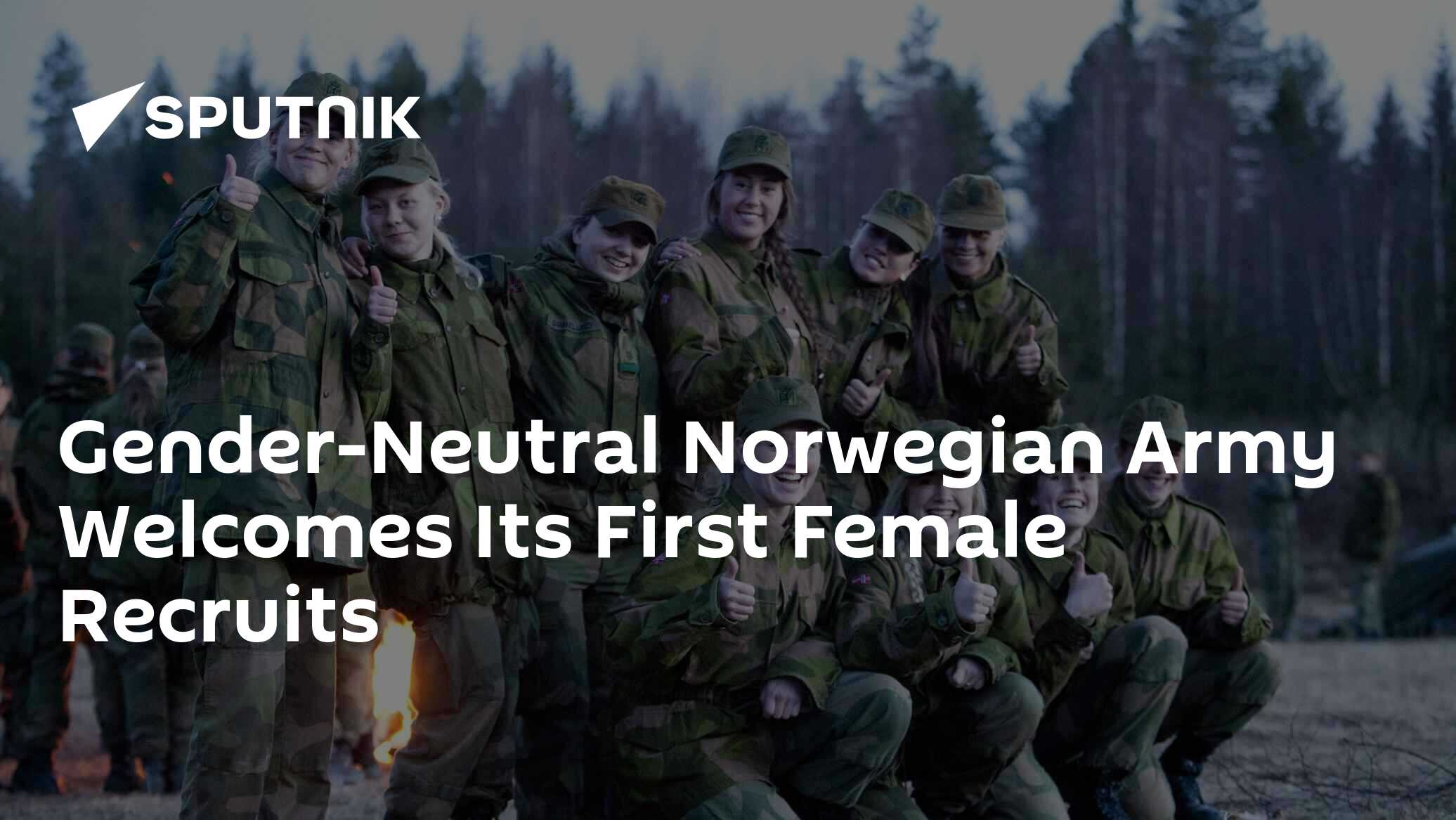 Gender-Neutral Norwegian Army Welcomes Its First Female Recruits - 06. ...