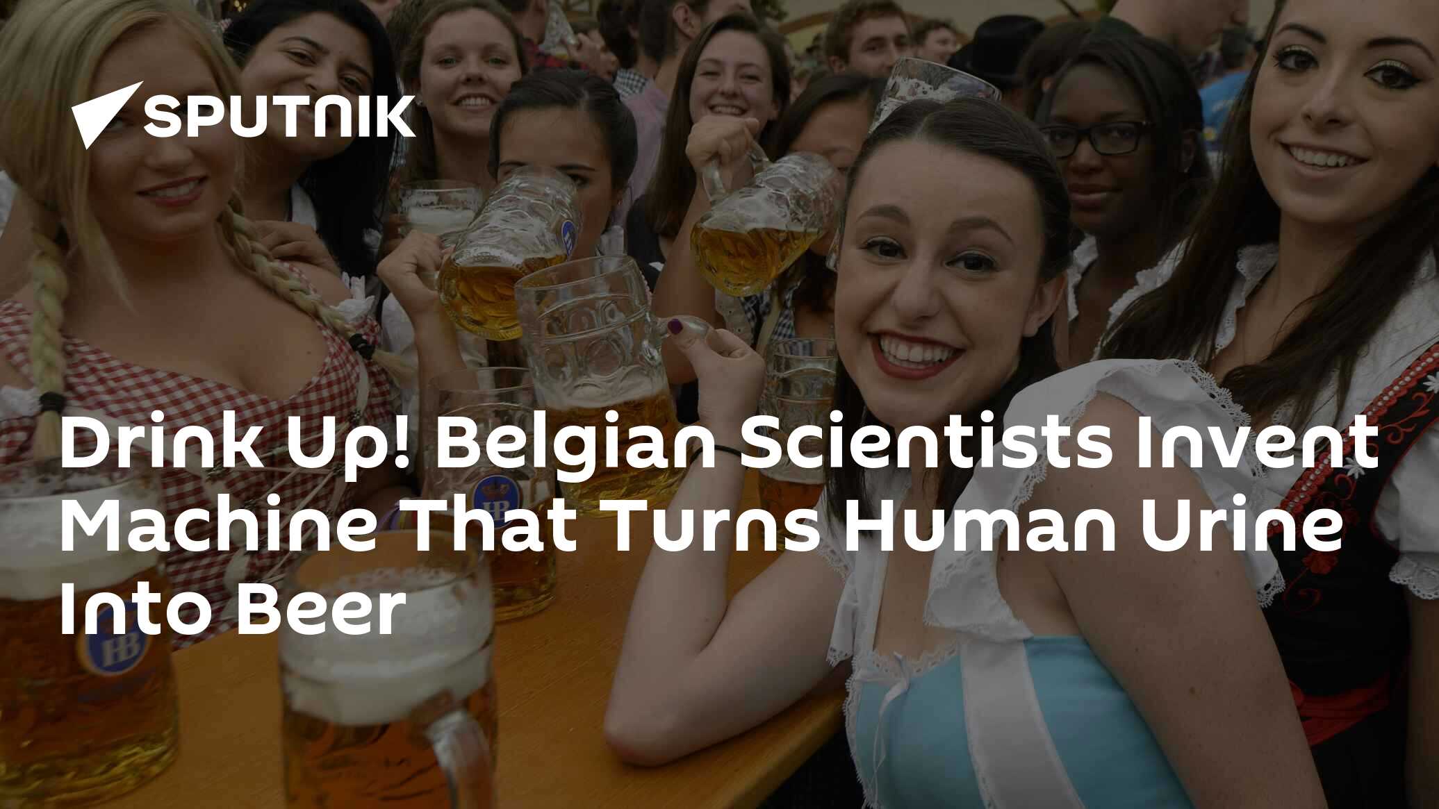 Drink Up! Belgian Scientists Invent Machine That Turns Human Urine Into ...