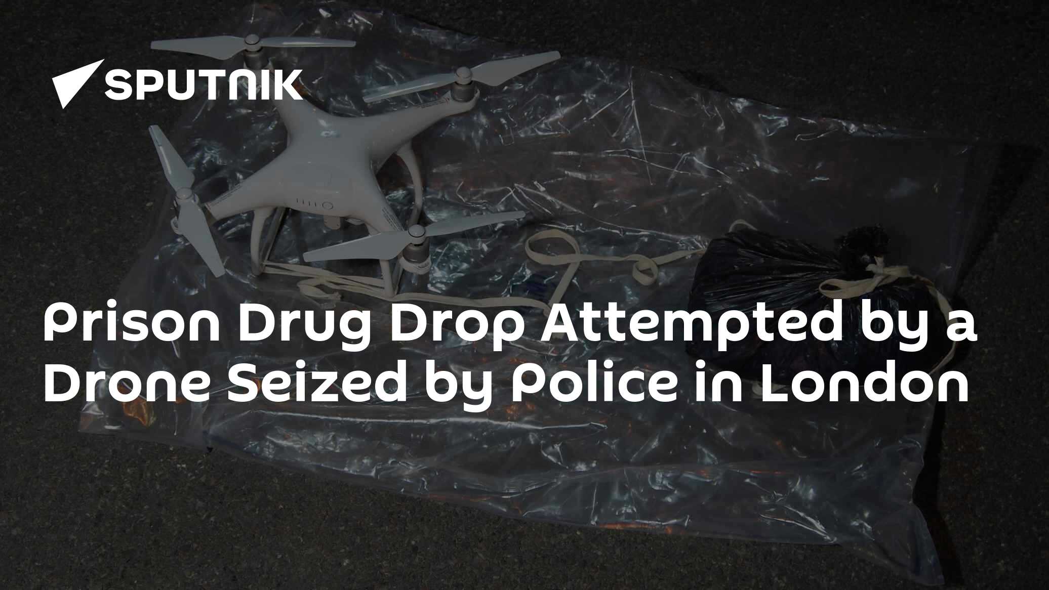 Prison Drug Drop Attempted by a Drone Seized by Police in London - 23. ...