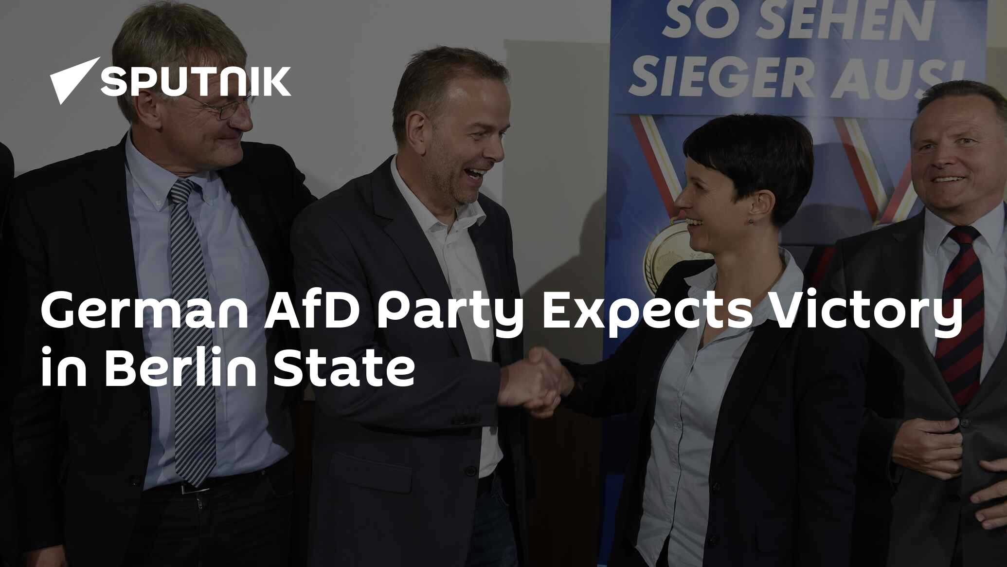 German AfD Party Expects Victory in Berlin State - 05.09.2016, Sputnik ...