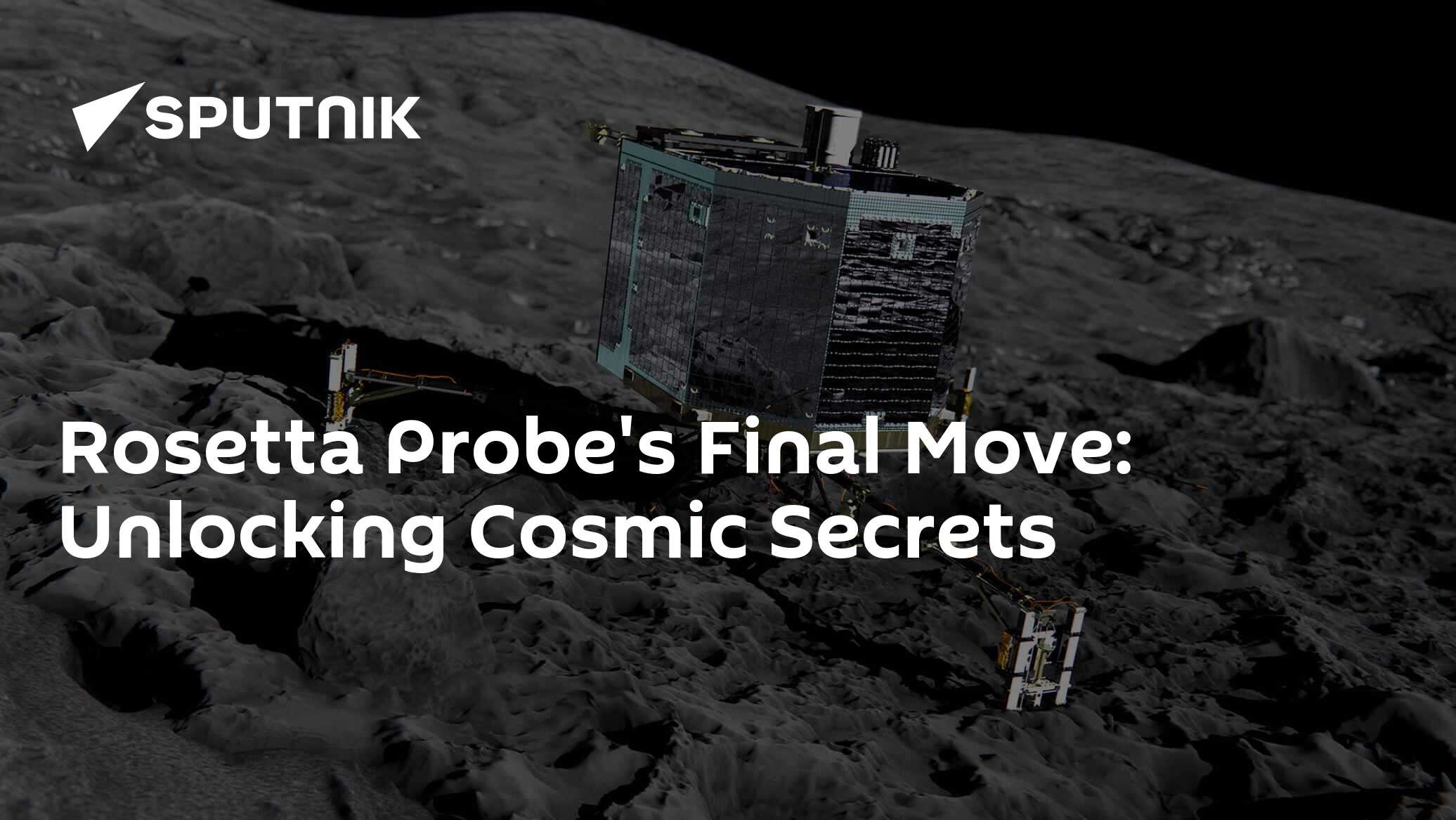 Rosetta Probe's Final Move: Unlocking Cosmic Secrets - 17.09.2016 ...
