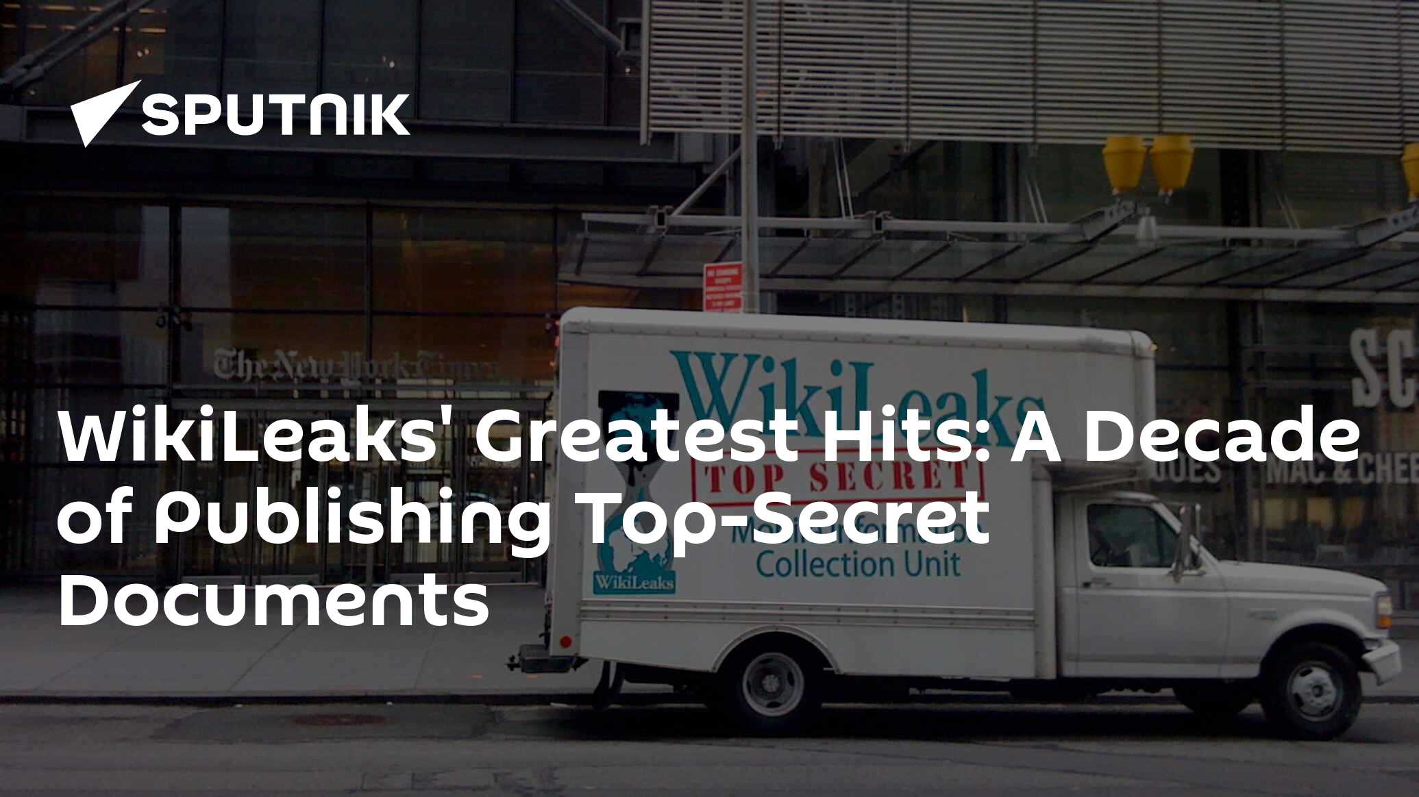 WikiLeaks' Greatest Hits: A Decade of Publishing Top-Secret Documents ...