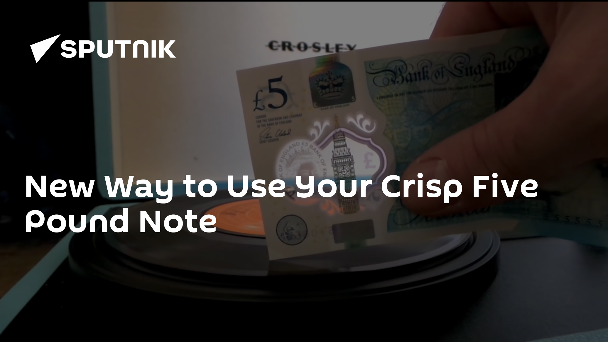New Way to Use Your Crisp Five Pound Note - 11.10.2016, Sputnik ...