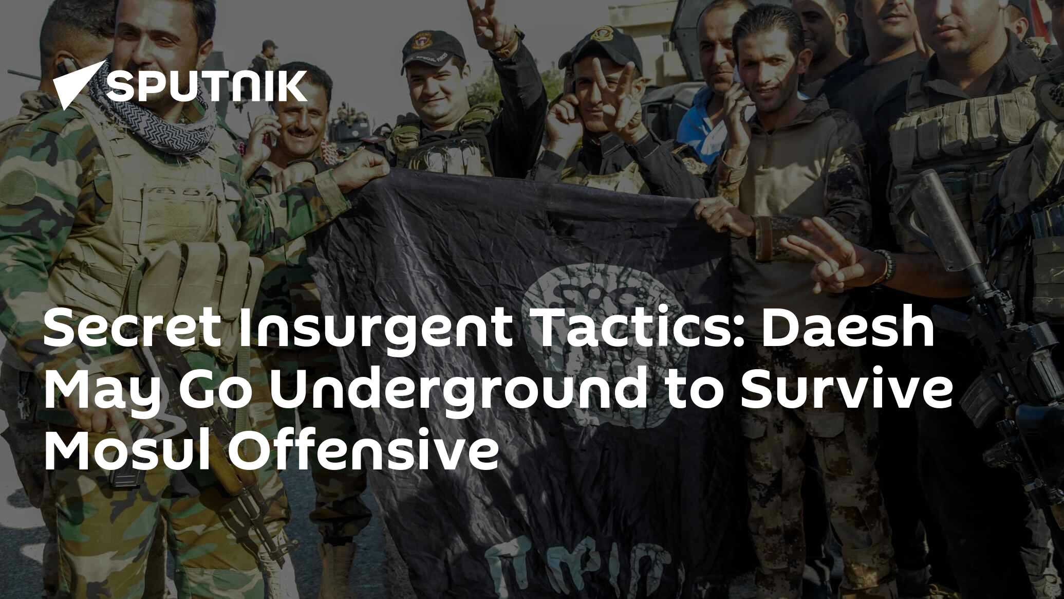 Secret Insurgent Tactics: Daesh May Go Underground to Survive Mosul ...