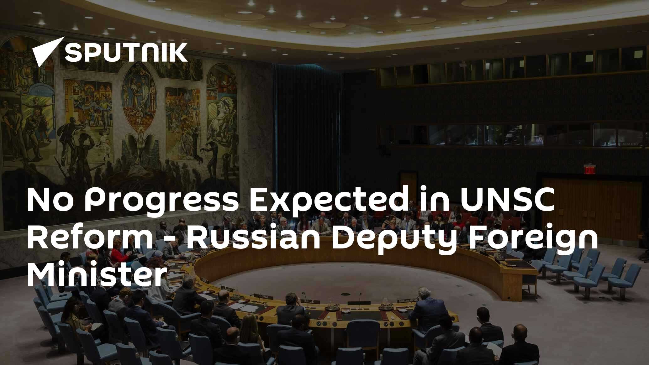 No Progress Expected in UNSC Reform - Russian Deputy Foreign Minister ...