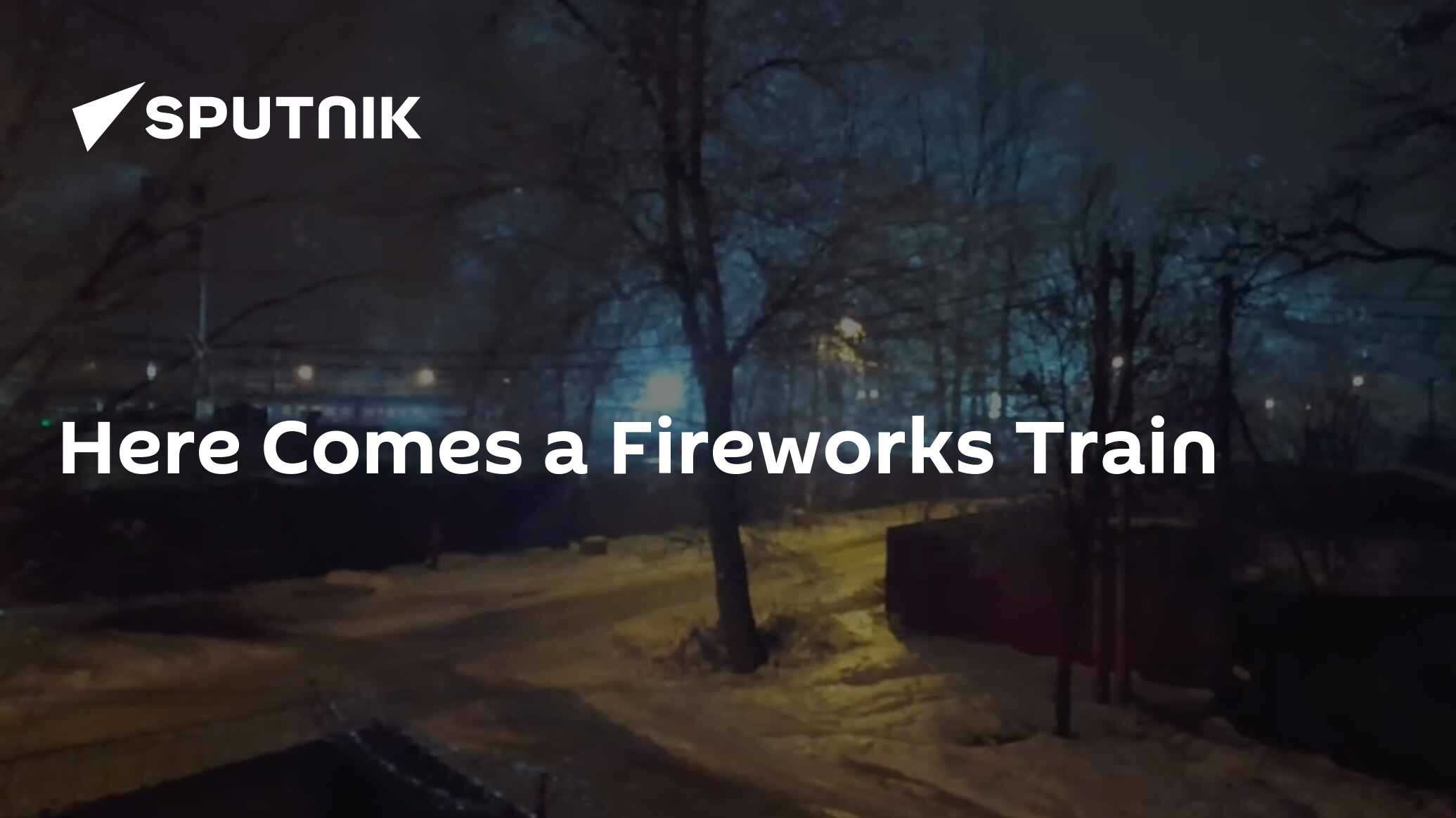 Here Comes a Fireworks Train - 13.11.2016, Sputnik International