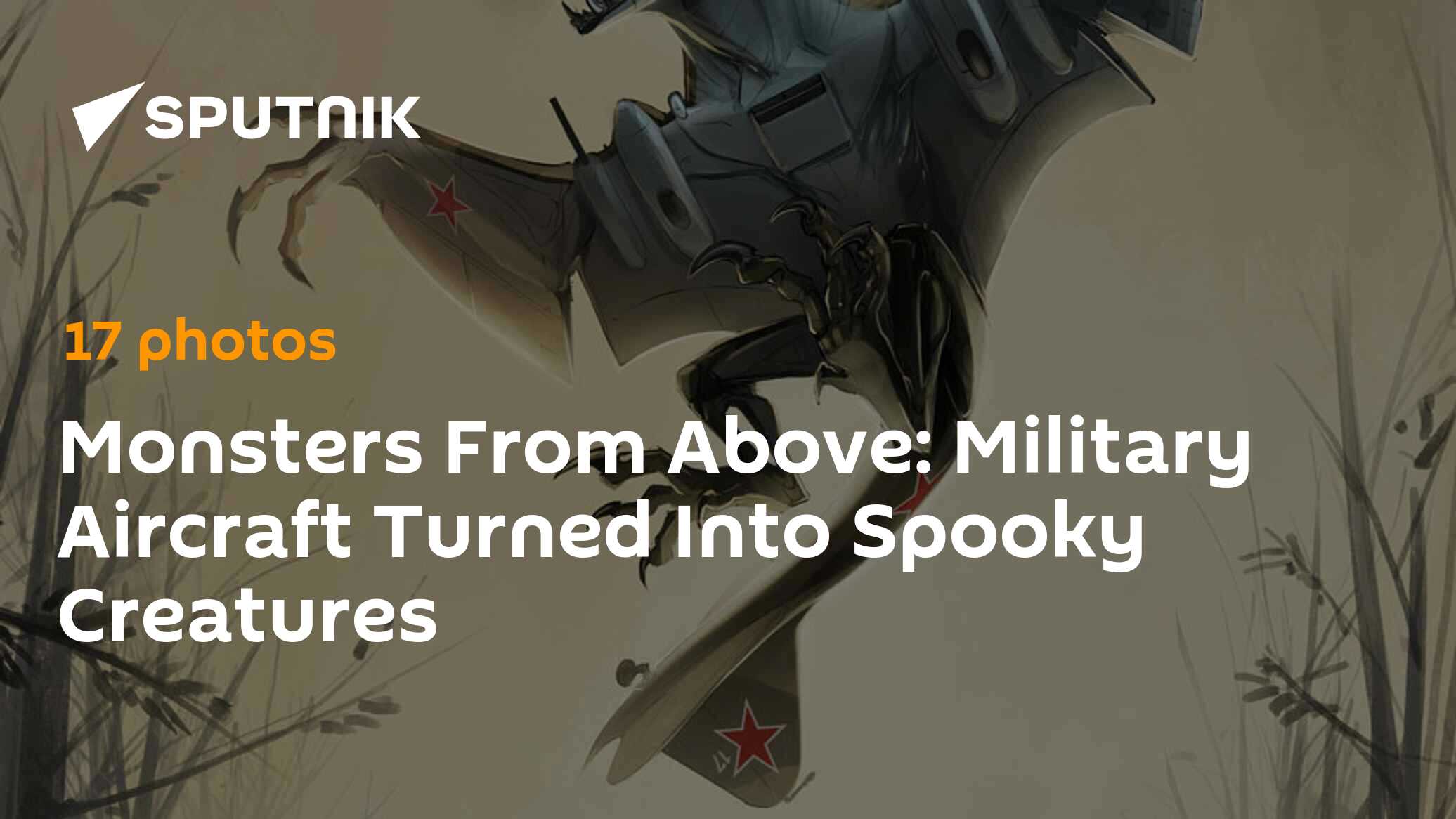 Monsters From Above: Military Aircraft Turned Into Spooky Creatures ...