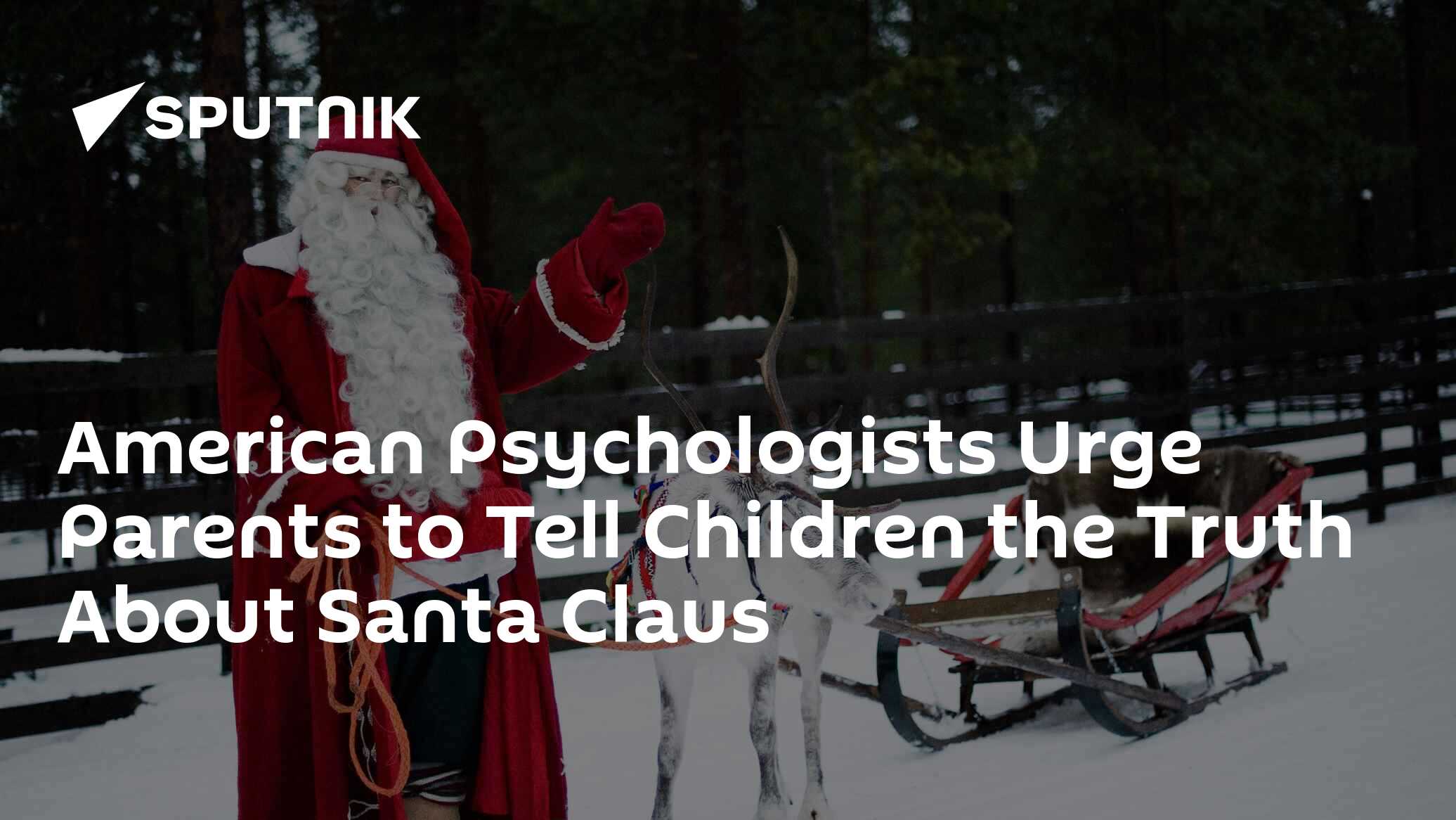 American Psychologists Urge Parents to Tell Children the Truth About ...