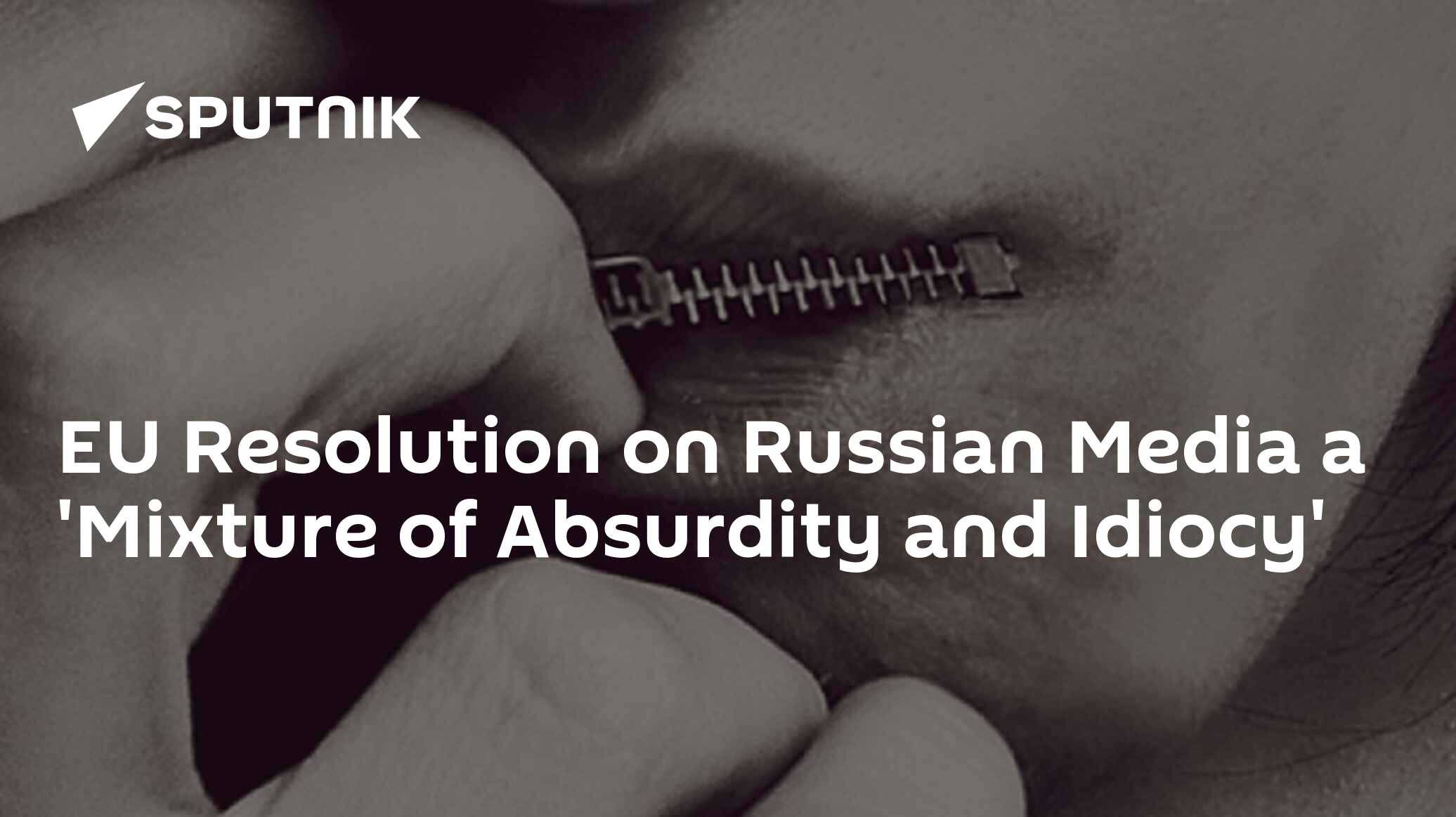 EU Resolution on Russian Media a 'Mixture of Absurdity and Idiocy' - 26 ...
