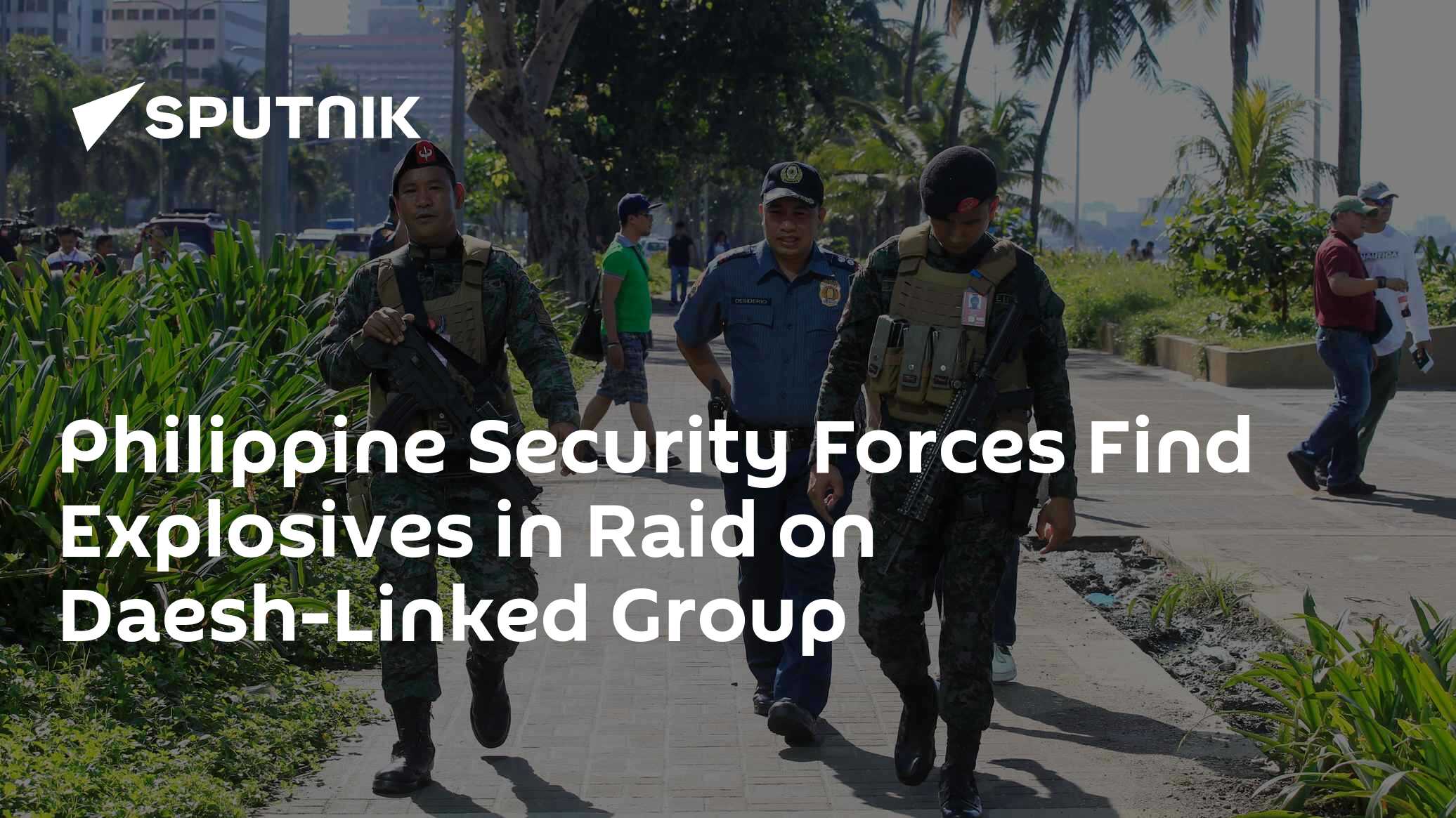Philippine Security Forces Find Explosives in Raid on Daesh-Linked ...