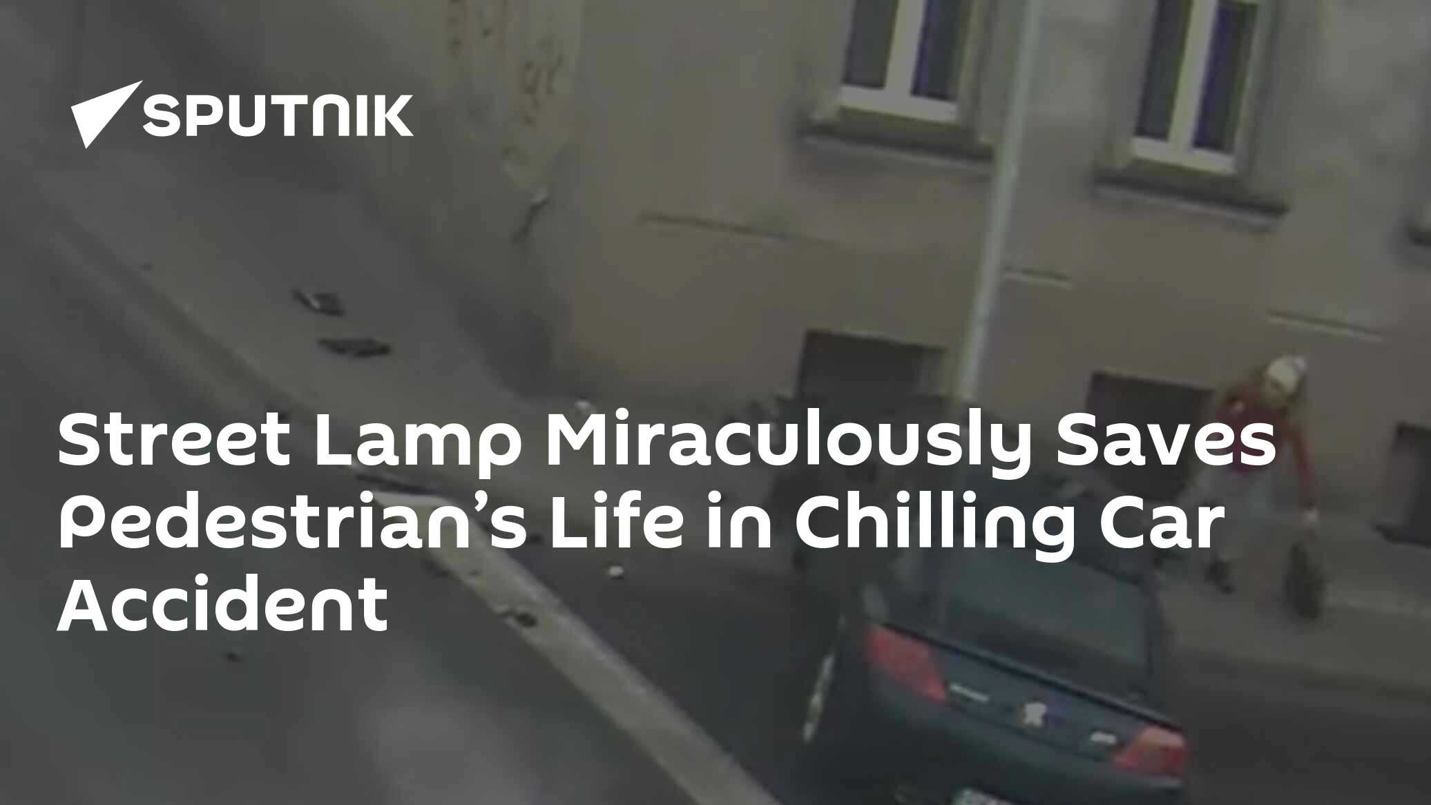 Street Lamp Miraculously Saves Pedestrian’s Life in Chilling Car ...