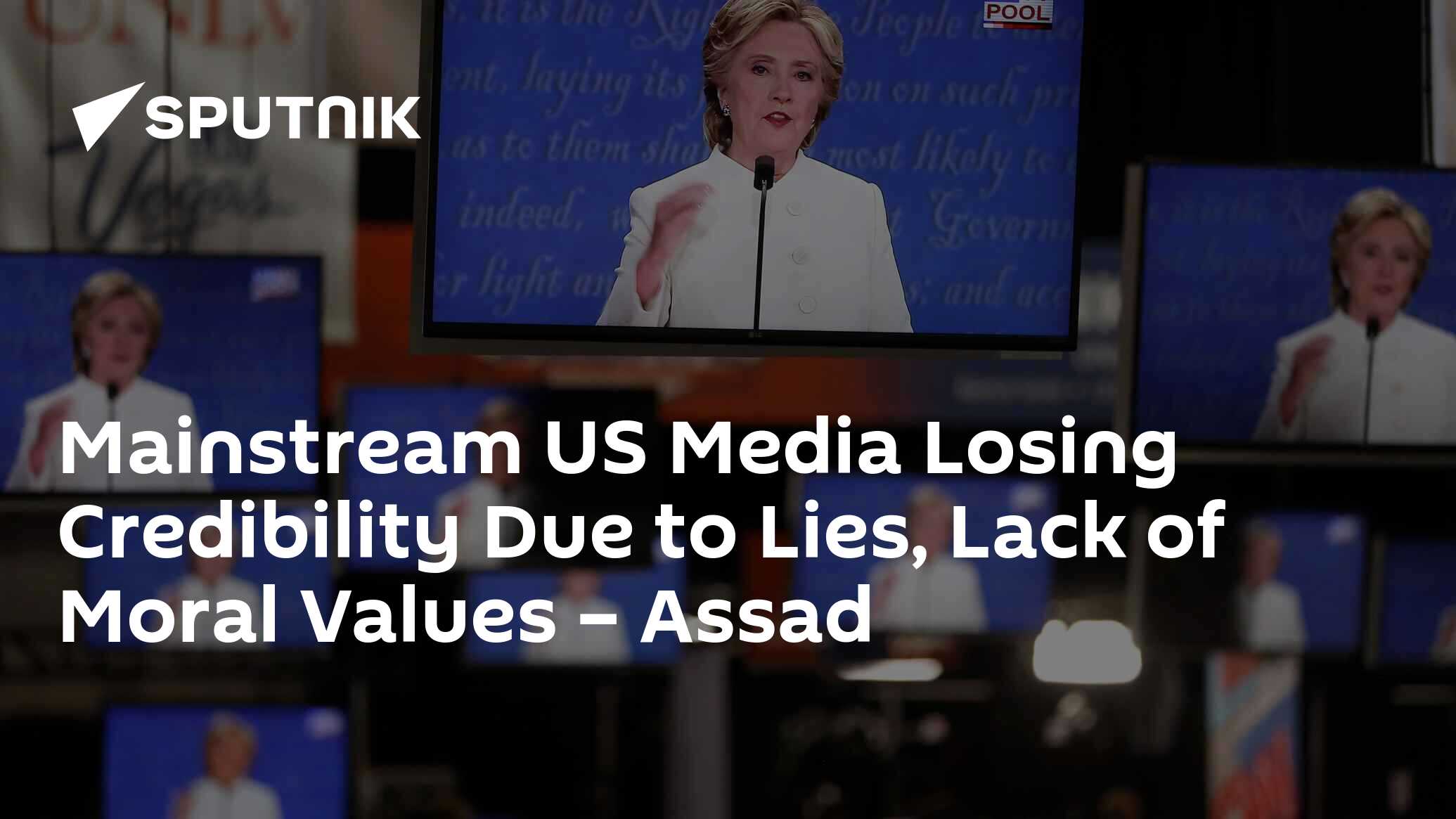 Mainstream US Media Losing Credibility Due to Lies, Lack of Moral ...