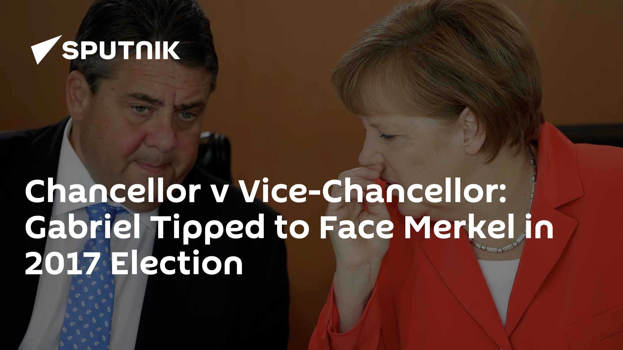 Chancellor v Vice-Chancellor: Gabriel Tipped to Face Merkel in 2017 ...