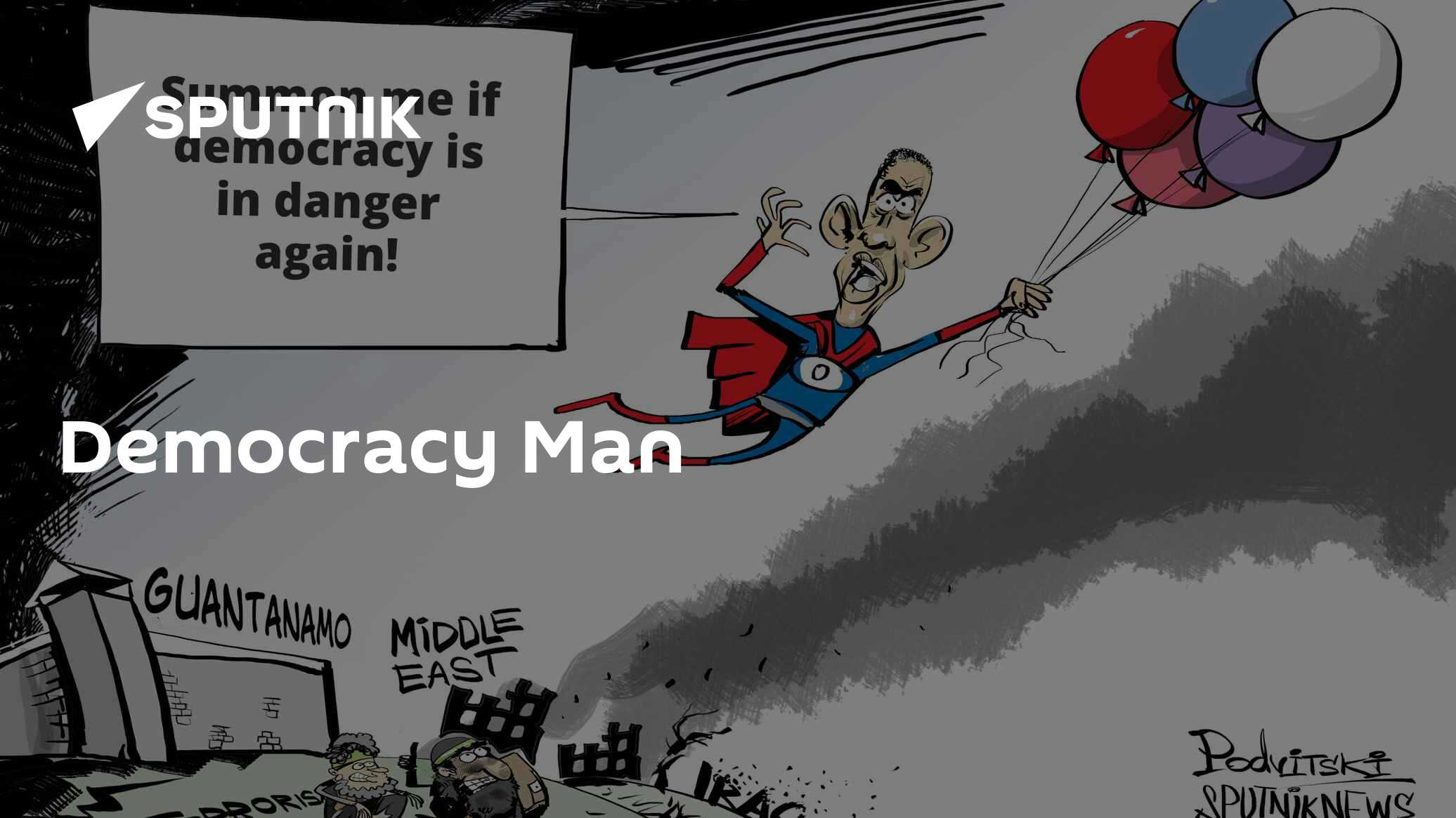 Democracy Man - 11.01.2017, Sputnik International
