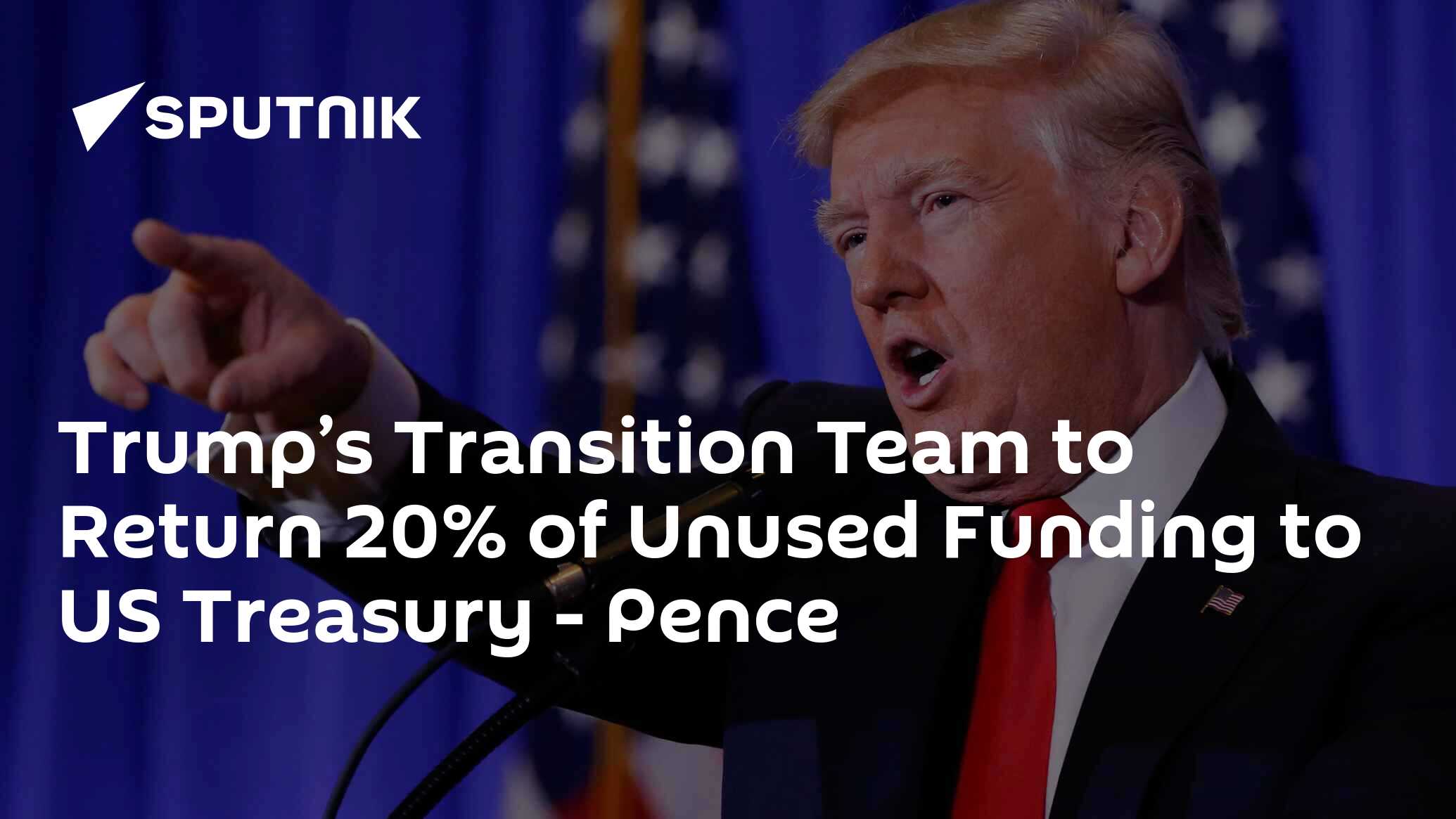 Trump’s Transition Team to Return 20% of Unused Funding to US Treasury ...