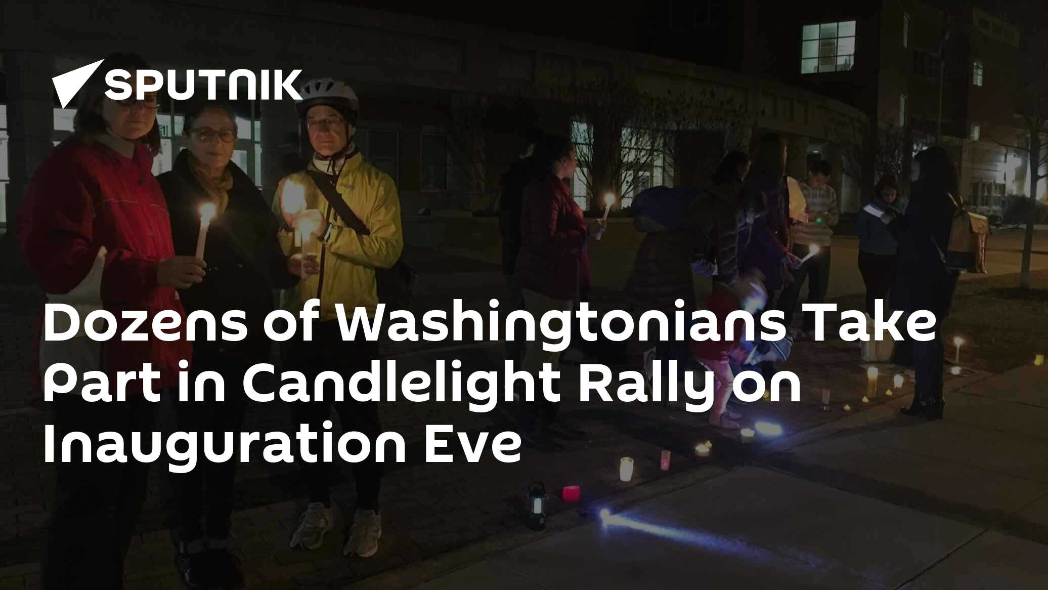 Dozens of Washingtonians Take Part in Candlelight Rally on Inauguration ...